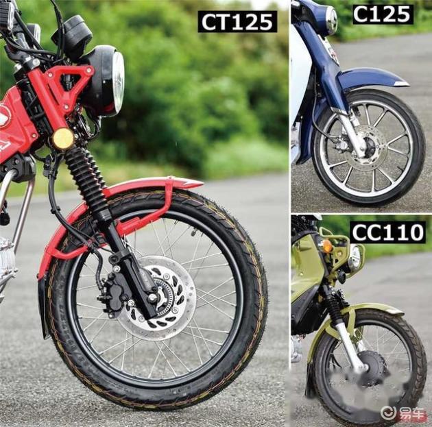 本田幼兽「CT125／C125／C110」兽的区别｜装备篇_易车