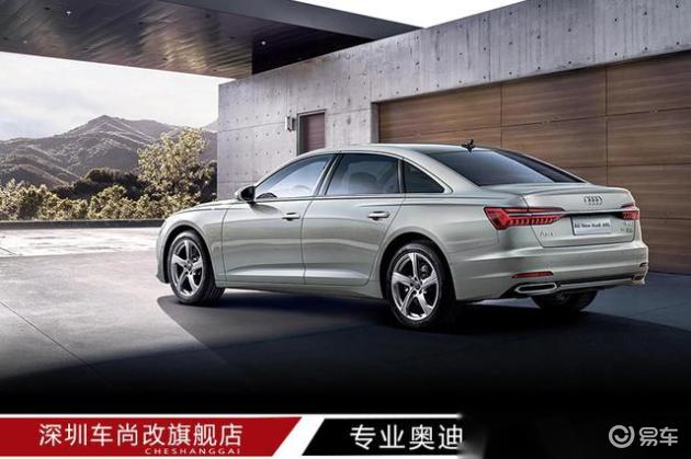 19款奥迪A6L升级原厂高清矩阵大灯_易车