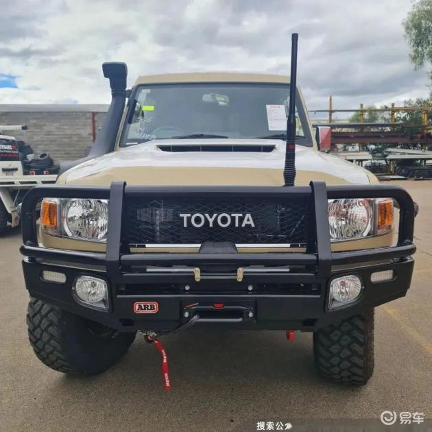 沙漠色丰田LC78改装案例_易车