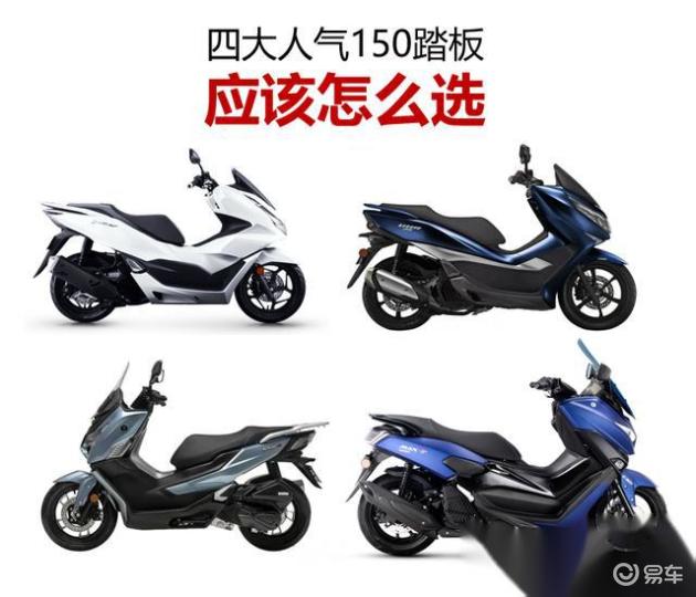 PCX160/UHR150/SR1/TS150，4大150踏板静态横评_易车
