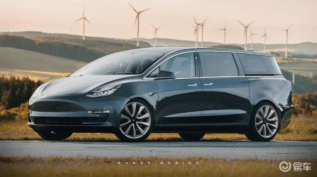 特斯拉MPV被命名为Model Z，全新Model Z官图曝光_易车