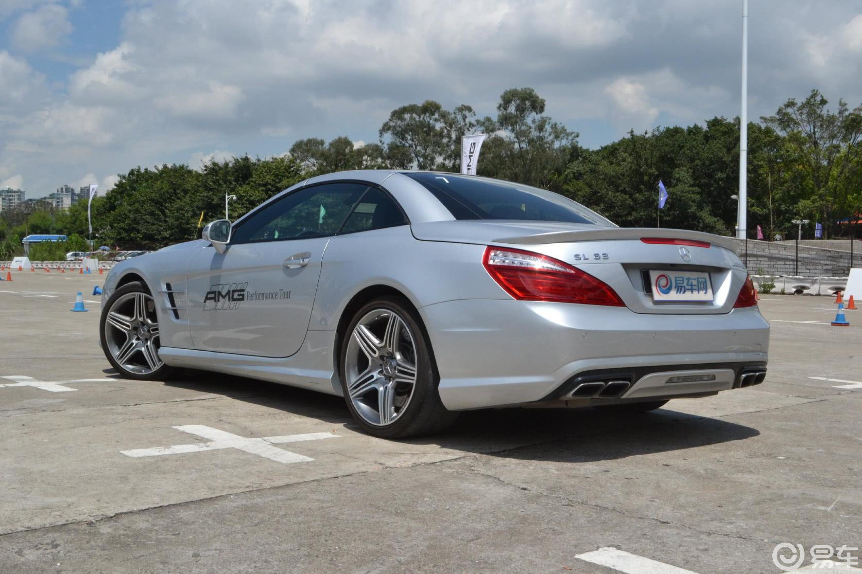 【奔驰SL级 AMGSL 63 AMG侧后45度车头向左水平图片-汽车图片大全】-易车