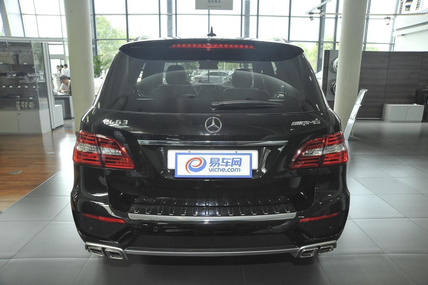 【奔驰M级ML400 4MATIC 豪华型正后水平图片-汽车图片大全】-易车