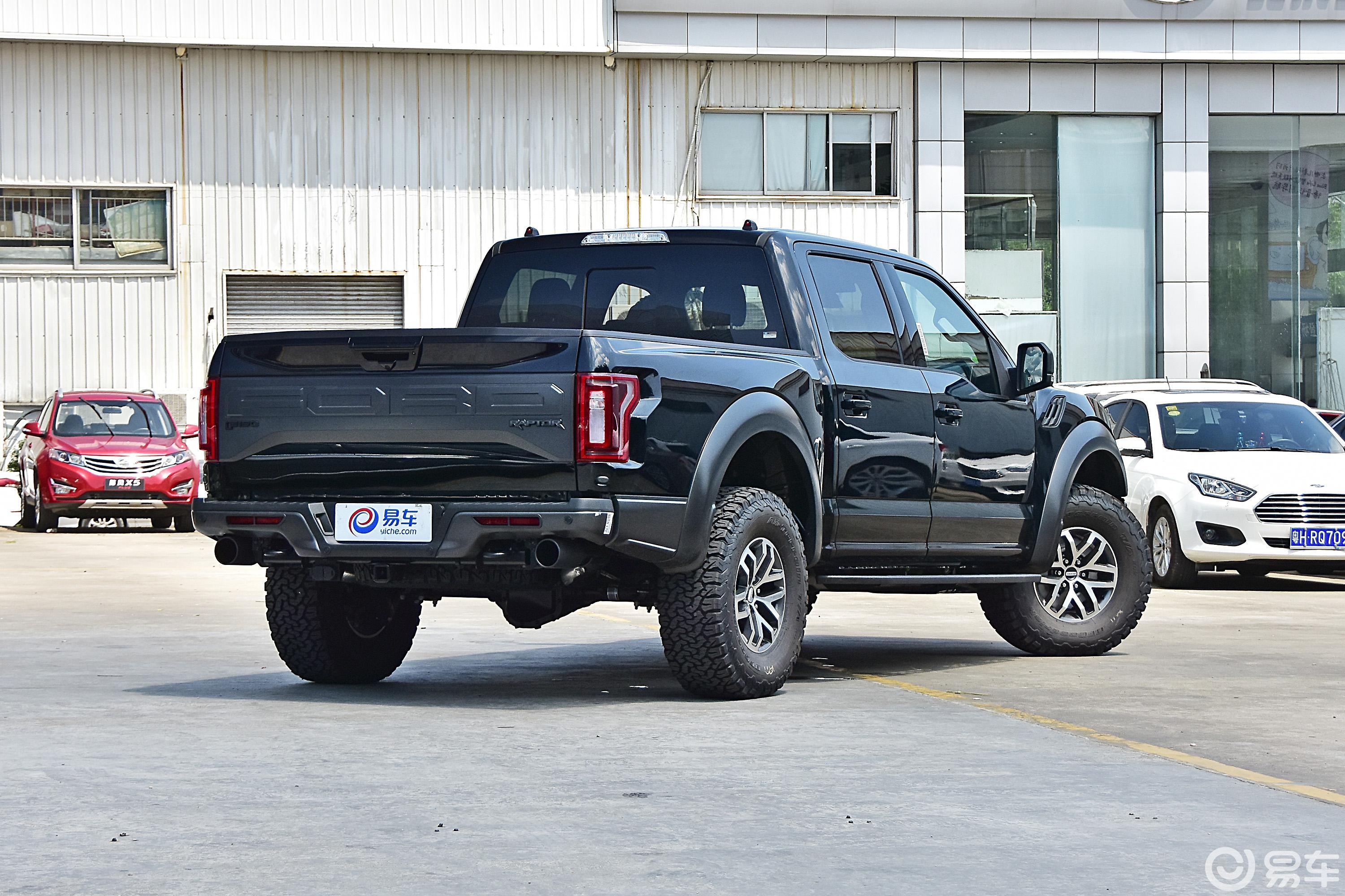 【福特F-150F-150 猛禽SuperCrew性能劲化版侧后45度车头向右水平图片-汽车图片大全】-易车