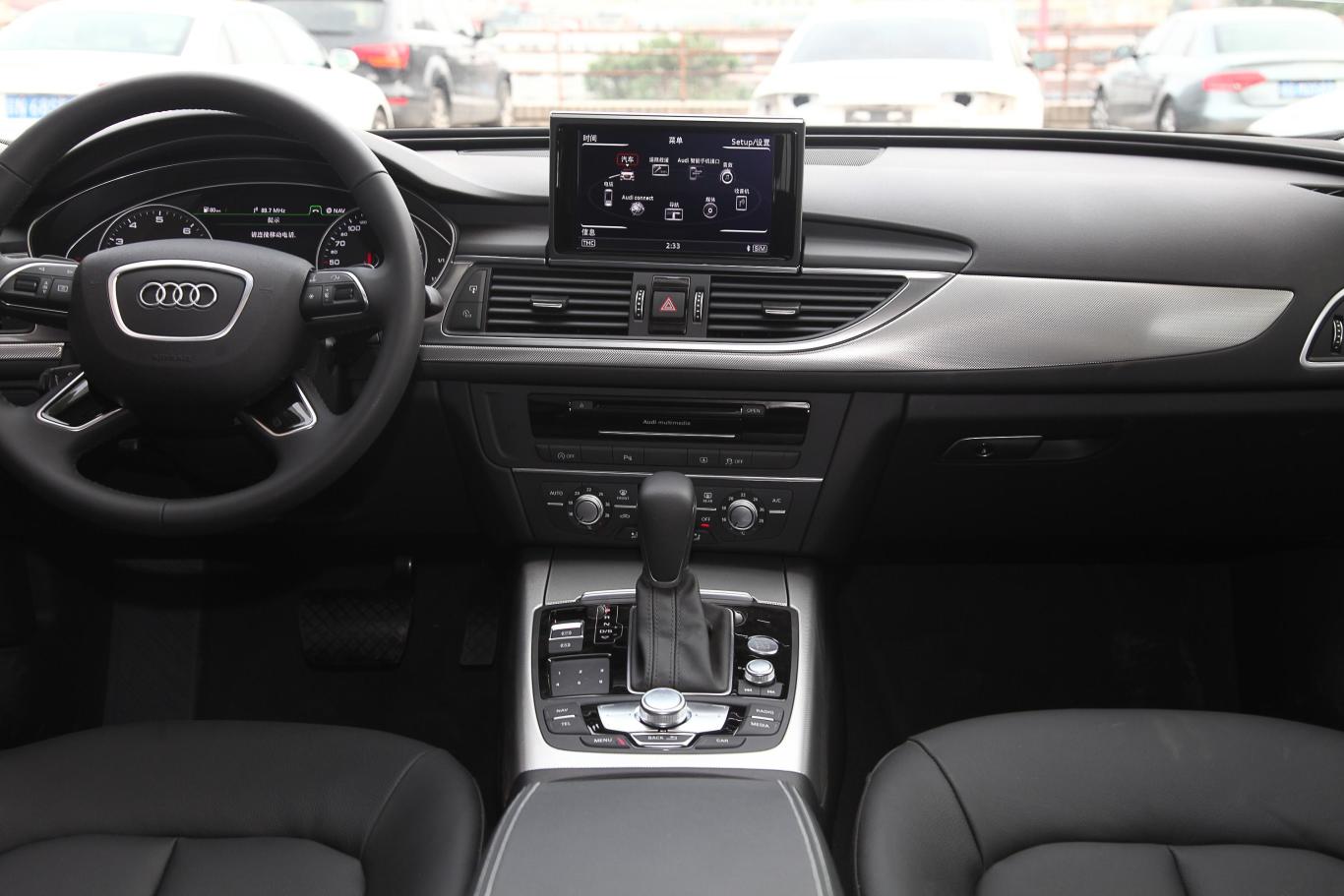 【奥迪A6L30周年纪念版 35 TFSI 时尚版中控台整体图片-汽车图片大全】-易车
