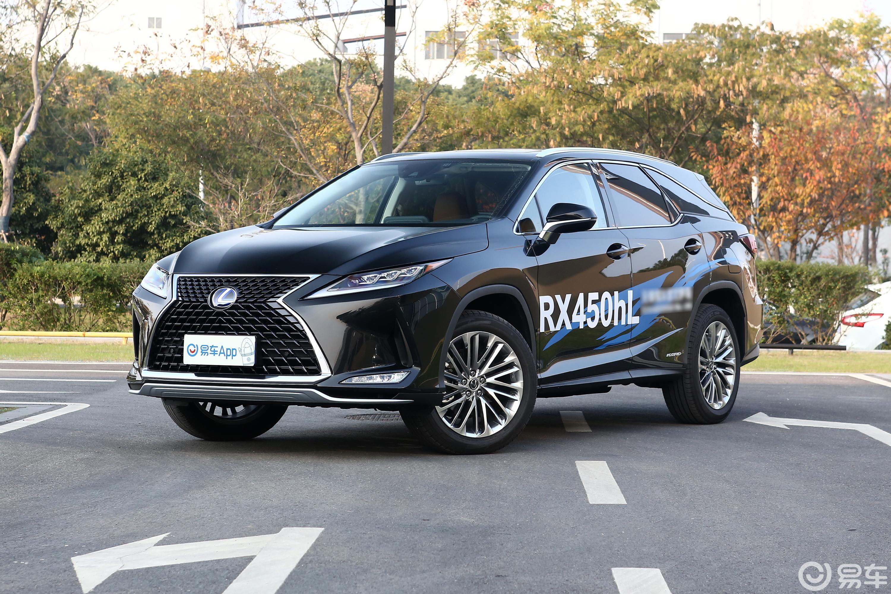 【雷克萨斯RX450hL 典雅版 7座 国VI侧前45度车头向左水平图片-汽车图片大全】-易车