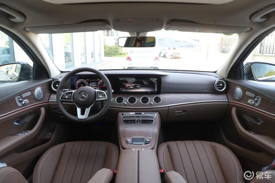 【奔驰E级2020款改款 E 300 L 殊享版内饰全景正拍汽车图片-汽车图片大全】-易车