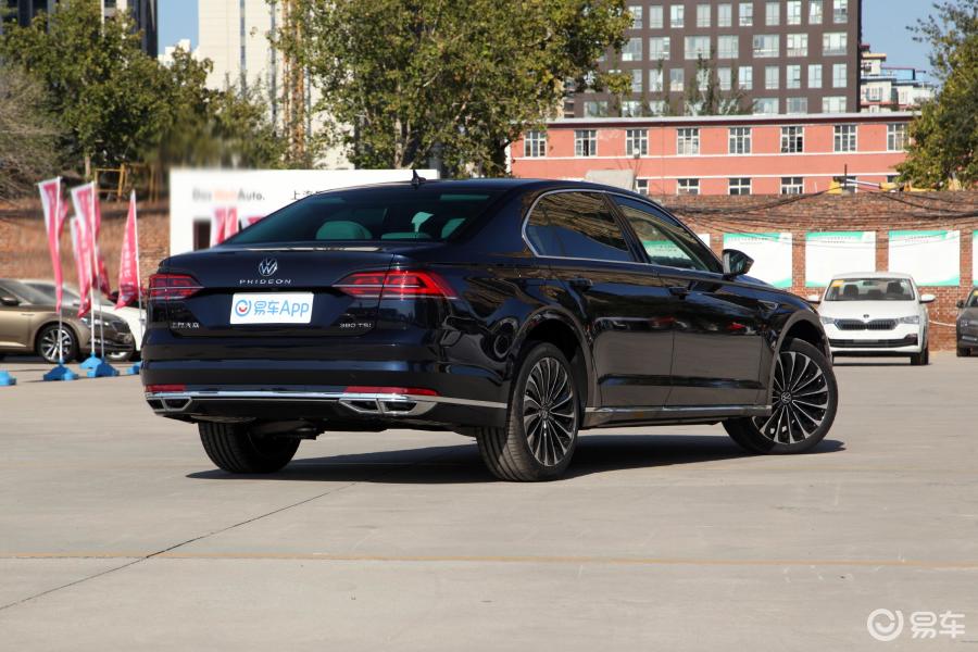 辉昂2021款380TSI 旗舰版侧后45度车头向右水平汽车图片-汽车图片大全】-易车