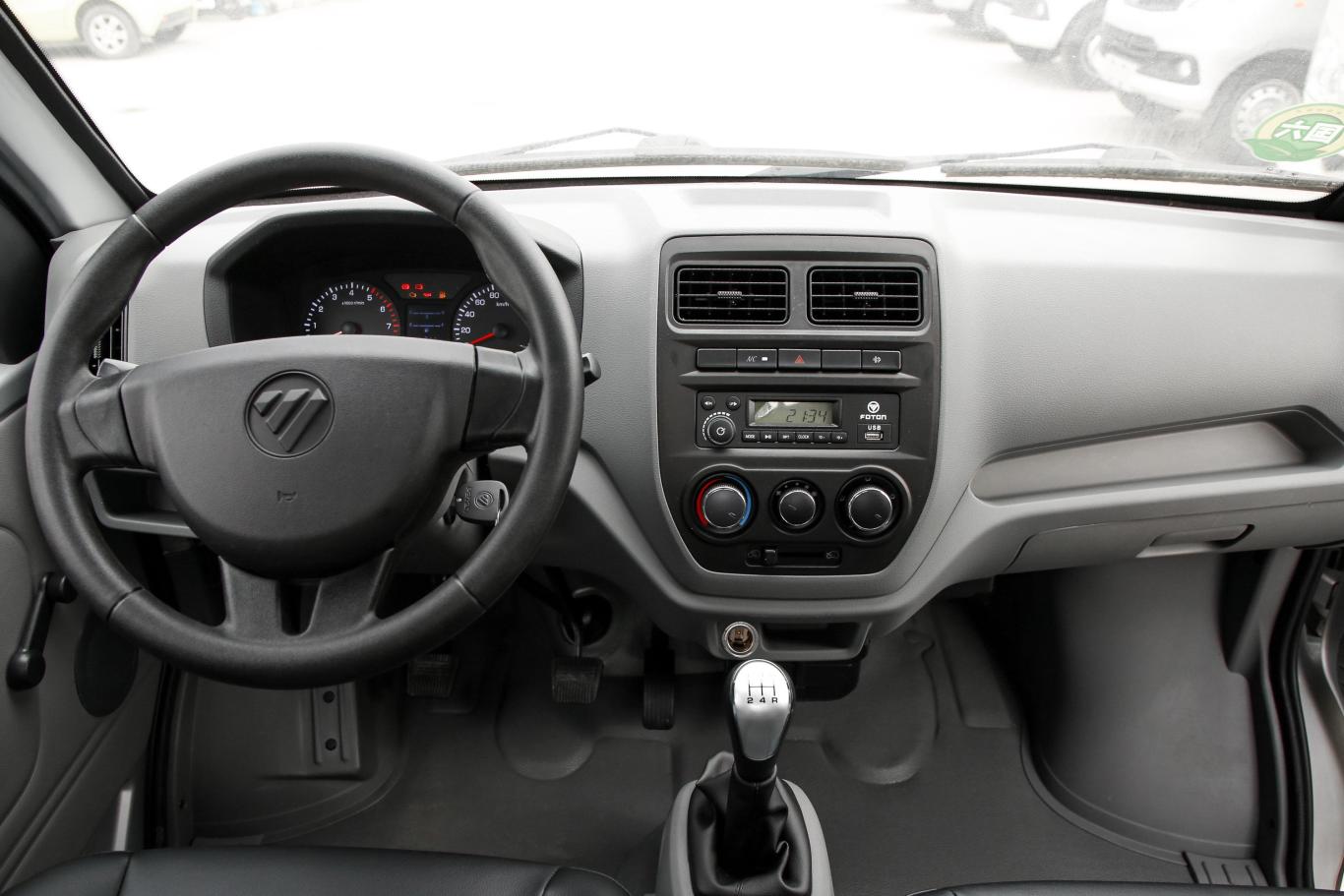 【祥菱VV1 1.3L 手动挡 单排栏板微卡 国VI内饰全景正拍图片-汽车图片大全】-易车