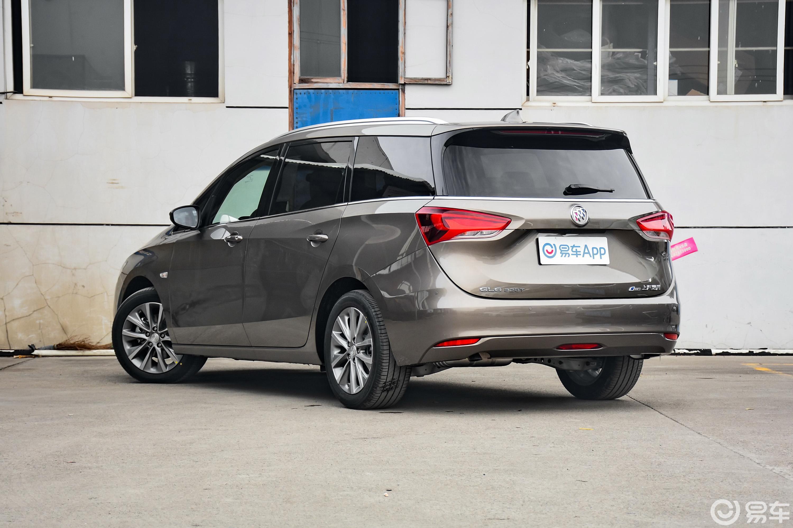 【别克GL6轻混 323T 互联豪华型侧后45度车头向左水平图片-汽车图片大全】-易车