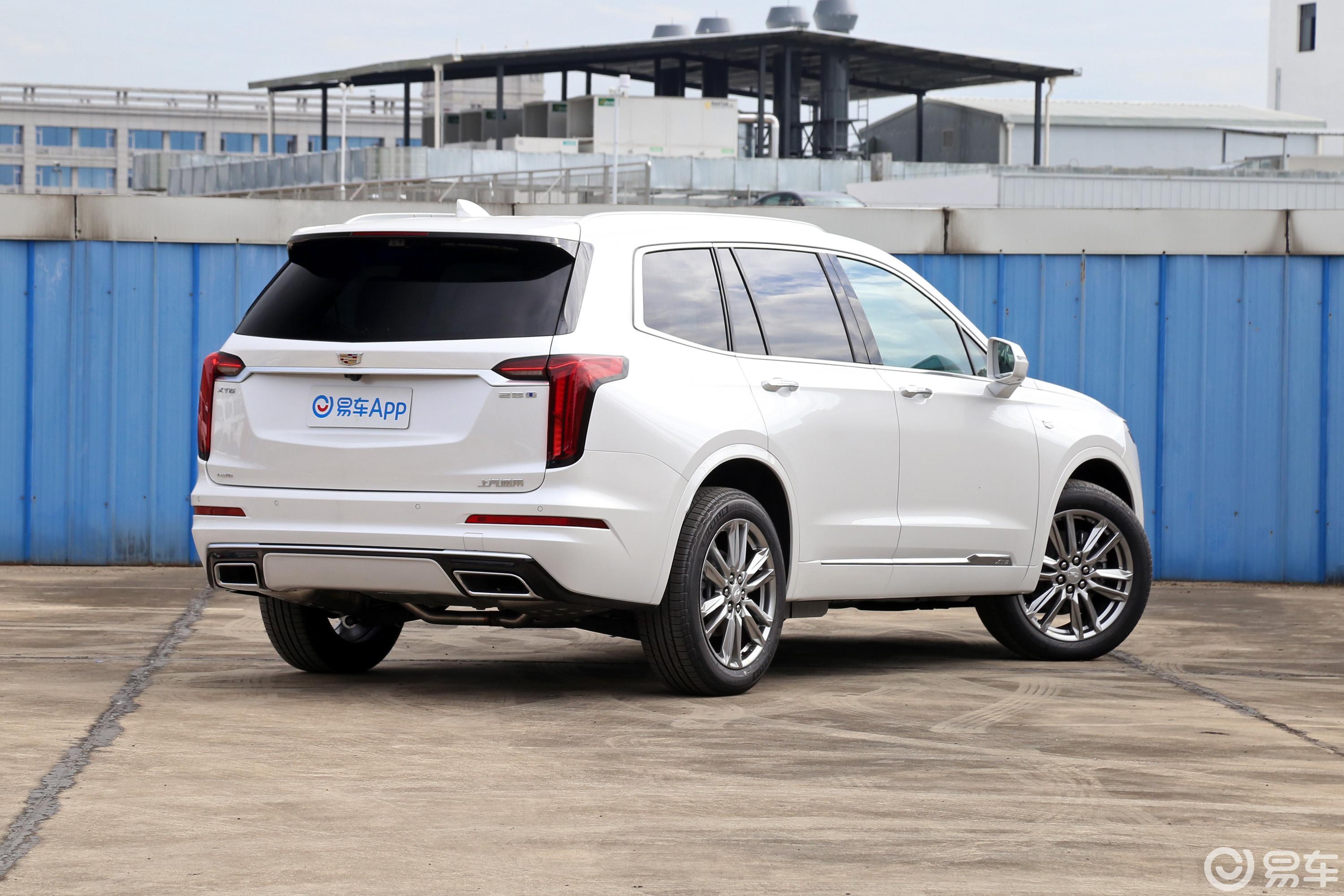 【凯迪拉克XT6轻混 2.0T 四驱豪华型 6座侧后45度车头向右水平图片-汽车图片大全】-易车