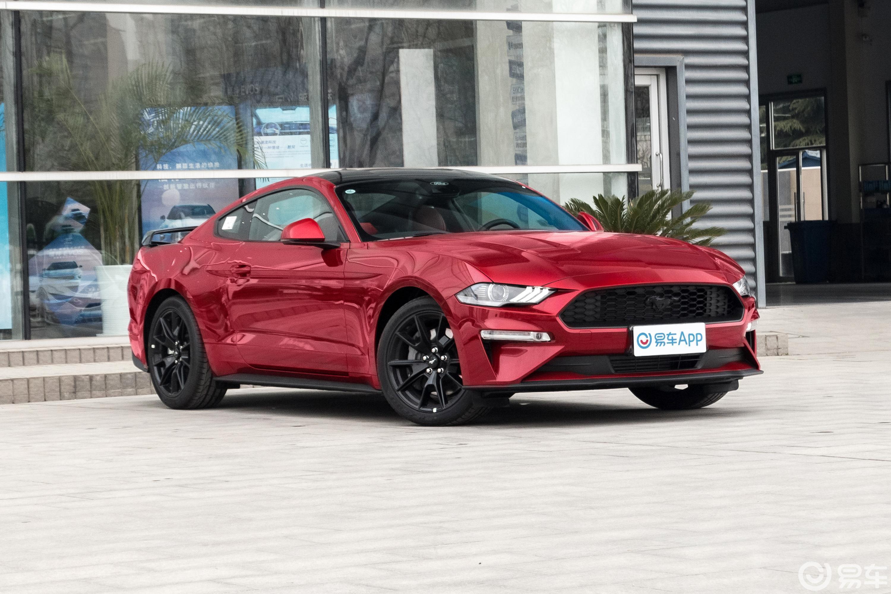 【Mustang2.3T 黑曜魅影特别版侧前45度车头向右水平图片-汽车图片大全】-易车