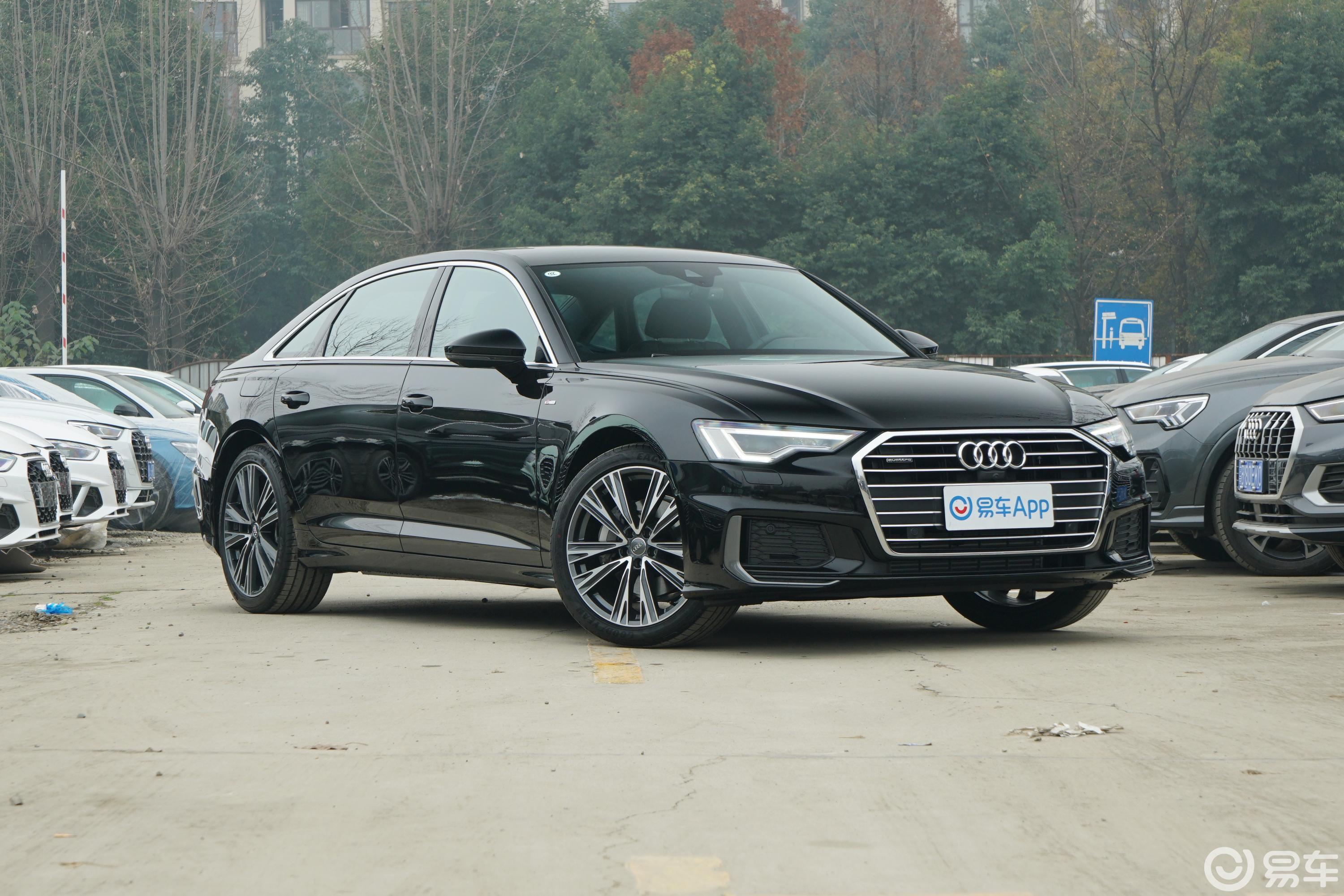 【奥迪A6L45 TFSI quattro 尊享动感型侧前45度车头向右水平图片-汽车图片大全】-易车