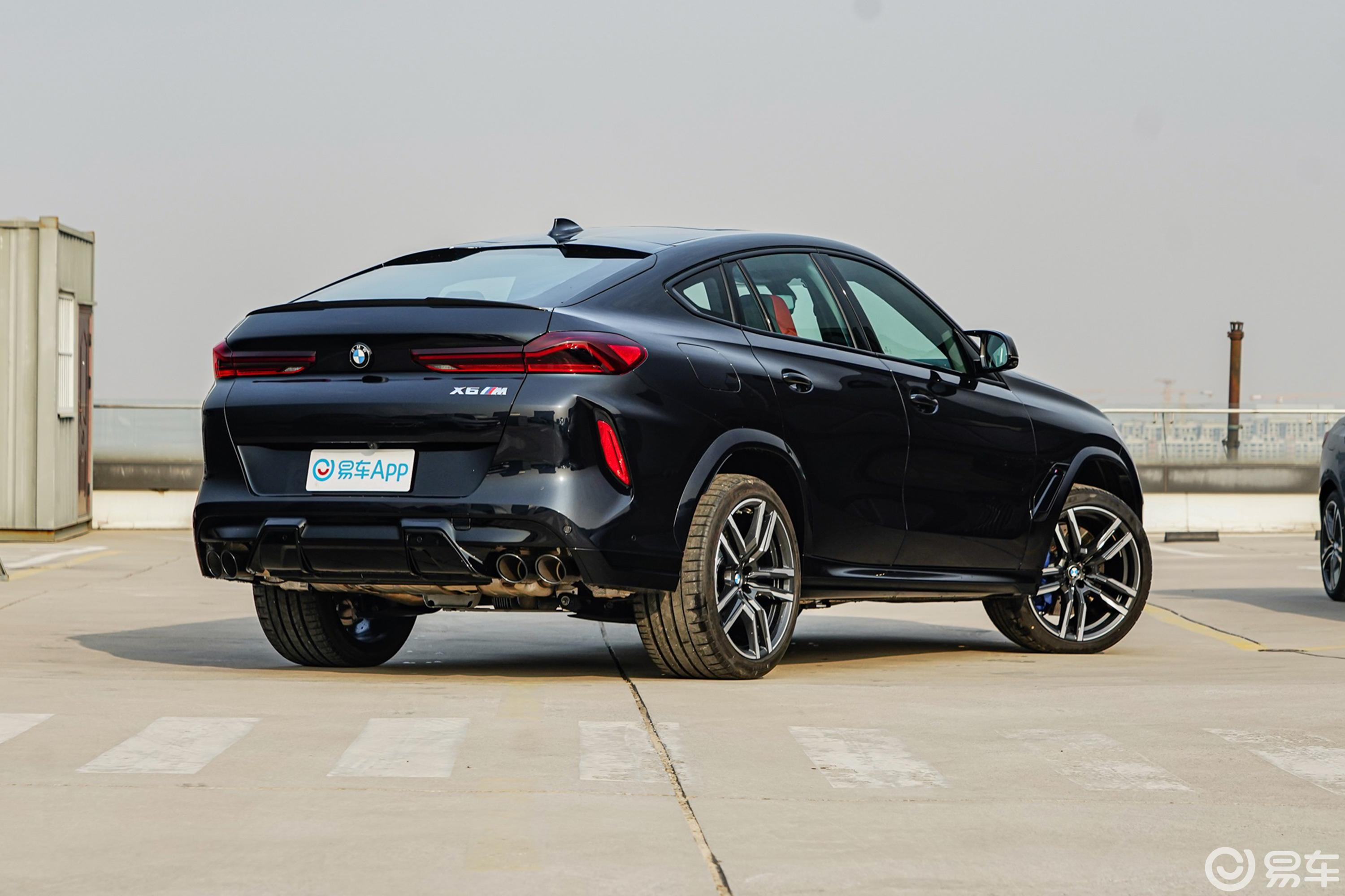 【宝马X6 MX6 M侧后45度车头向右水平图片-汽车图片大全】-易车