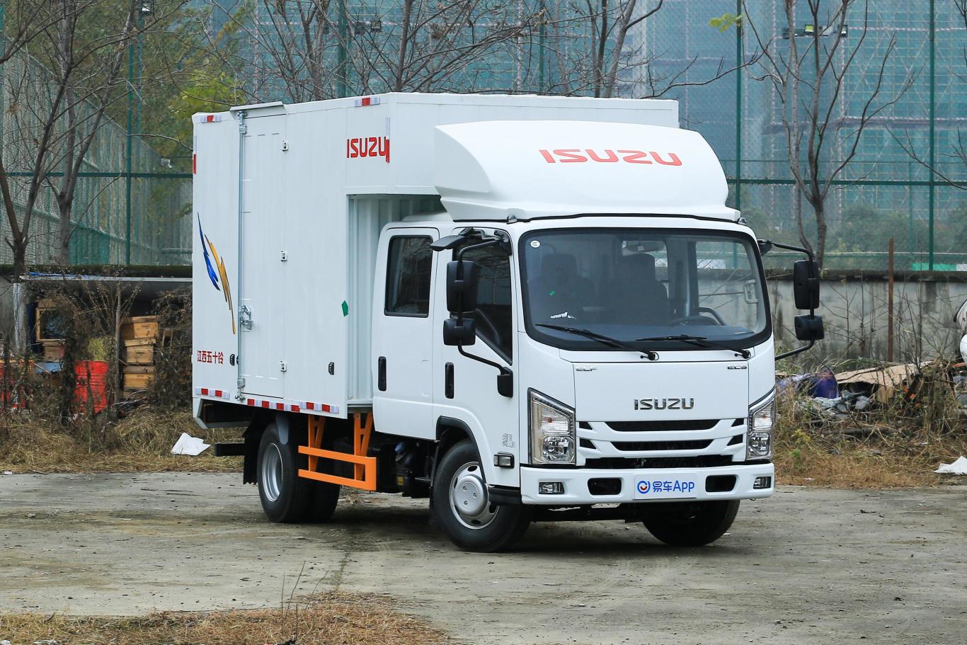 【翼放ECEC5 货厢 2.8T 双排气刹 标准版 国VI侧前45度车头向右水平图片-汽车图片大全】-易车