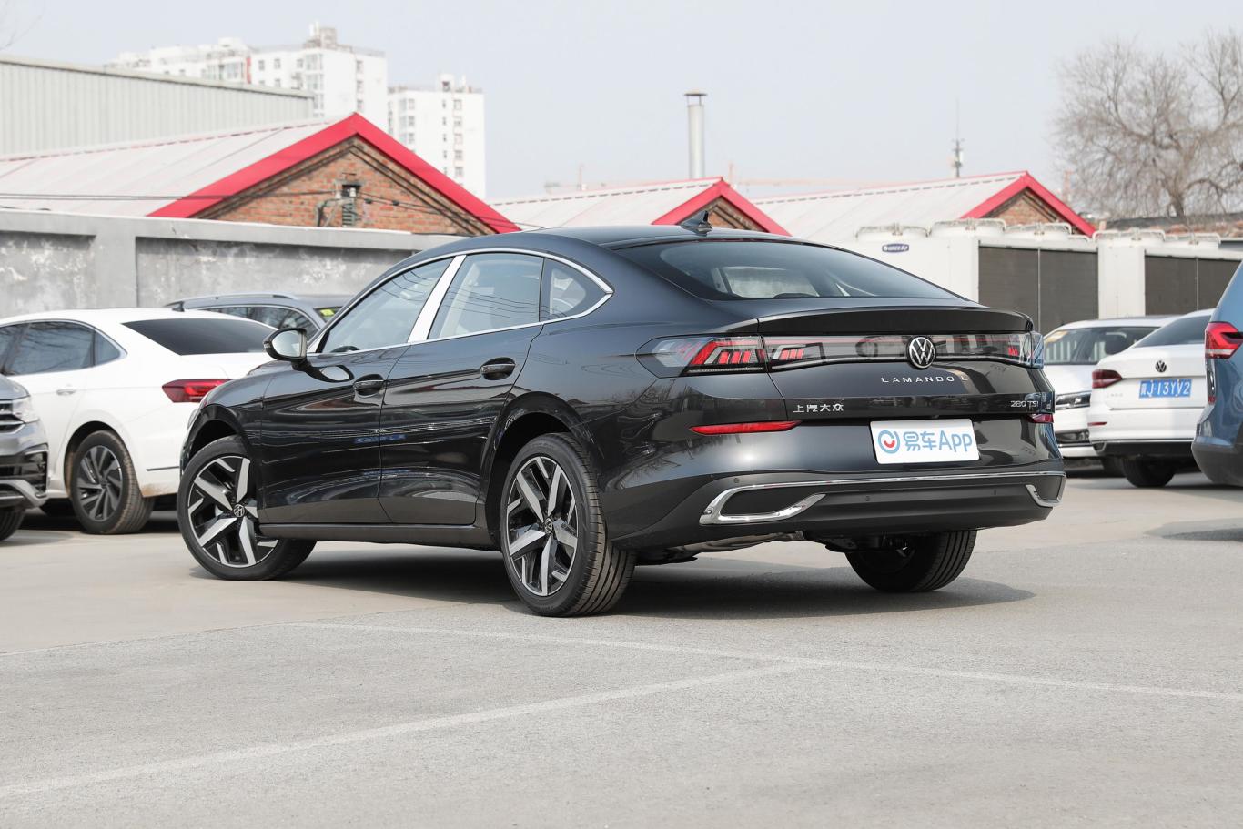 【凌渡凌渡L 280TSI 酷辣版侧后45度车头向左水平图片-汽车图片大全】-易车