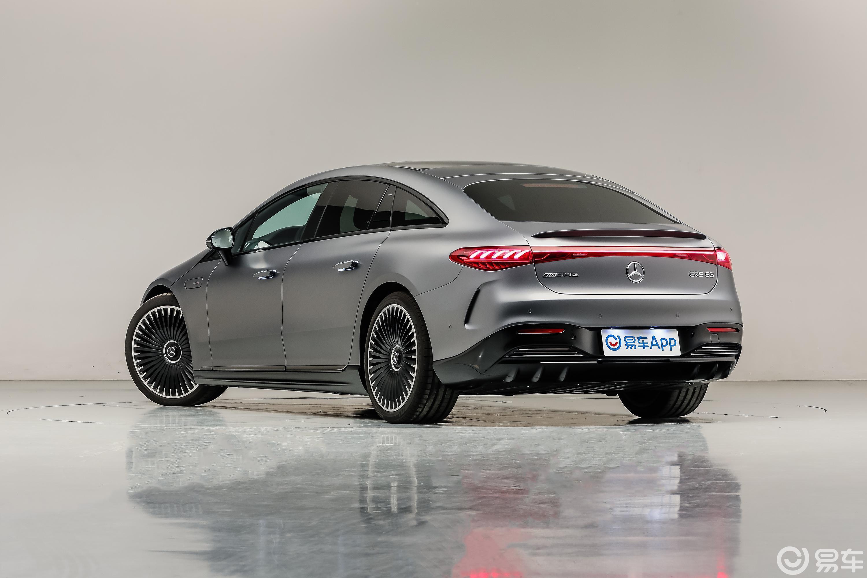 【奔驰EQS AMGEQS AMG 53 4MATIC+侧后45度车头向左水平图片-汽车图片大全】-易车