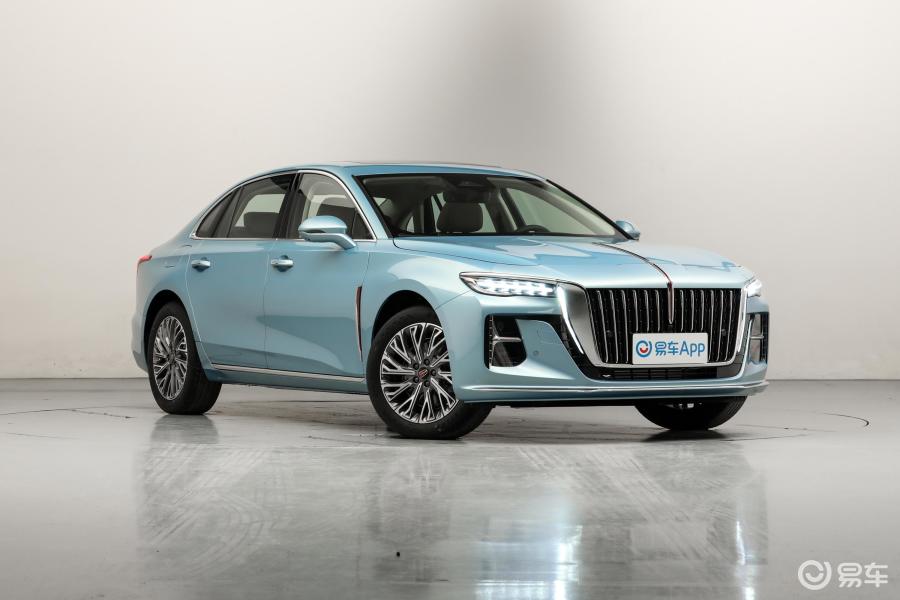 【红旗H52023款混动 1.5T 智联旗领版侧前45度车头向右水平汽车图片-汽车图片大全】-易车