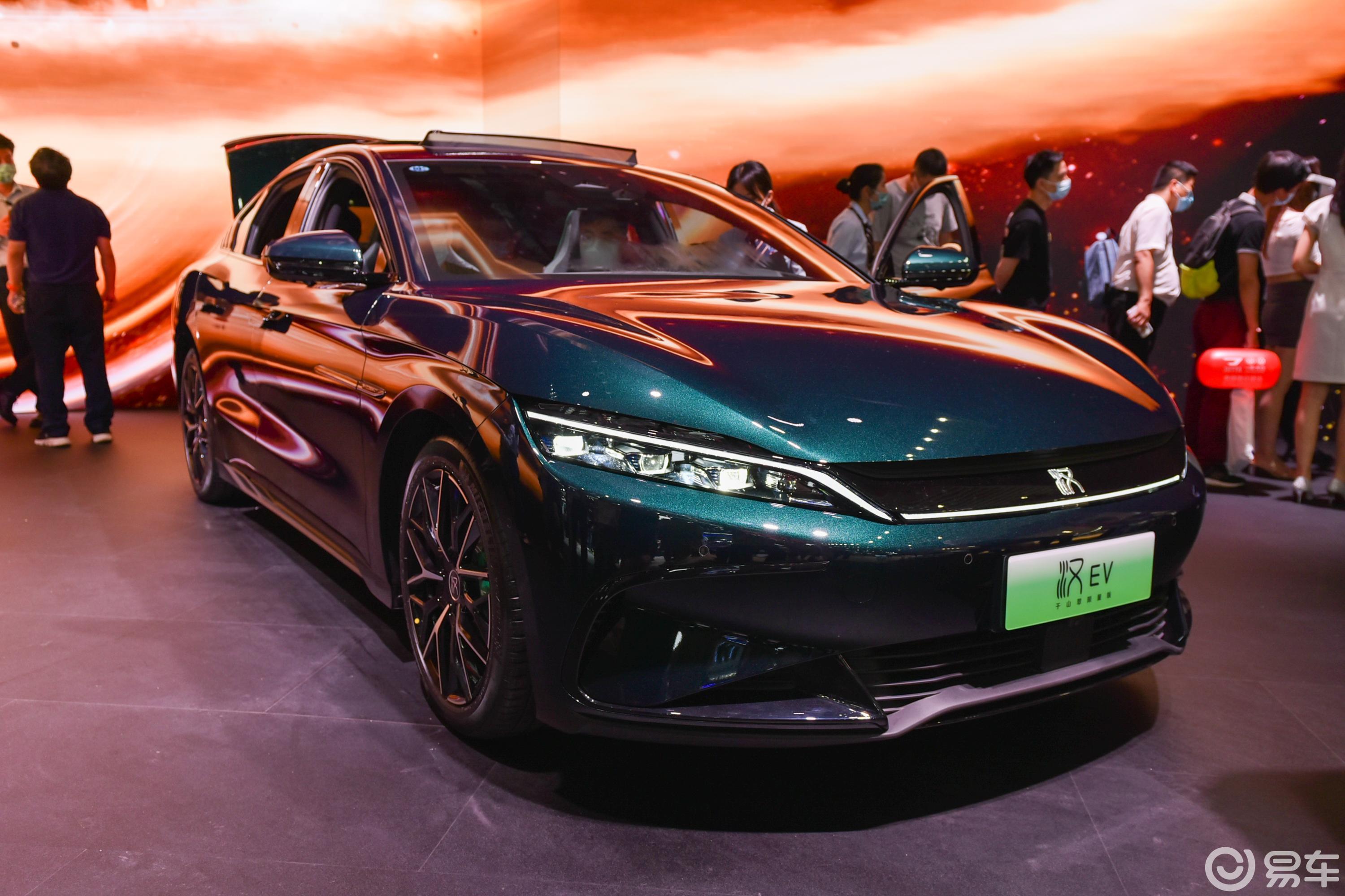 【汉EV 610km 四驱千山翠限量版图片-汽车图片大全】-易车