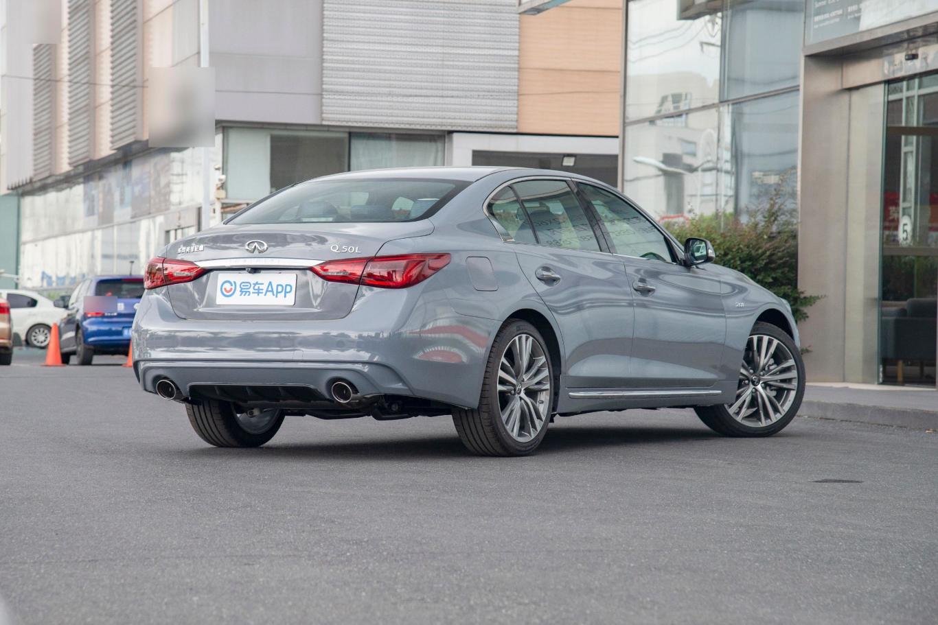 【英菲尼迪Q50L2.0T WAVE版侧后45度车头向右水平图片-汽车图片大全】-易车