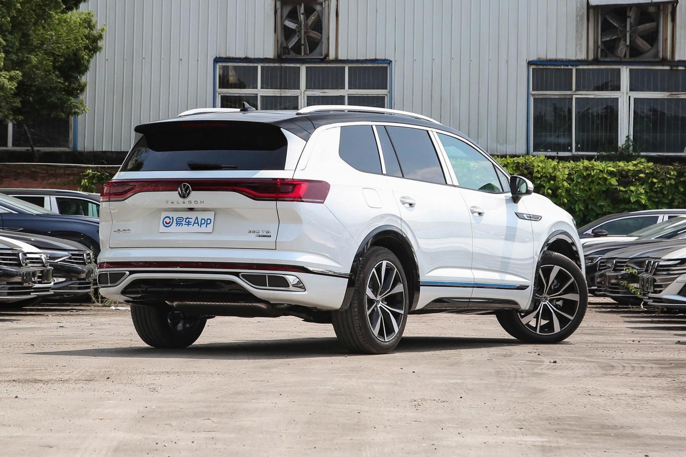 【揽境380TSI 四驱R-Line拓境版 6座侧后45度车头向右水平图片-汽车图片大全】-易车