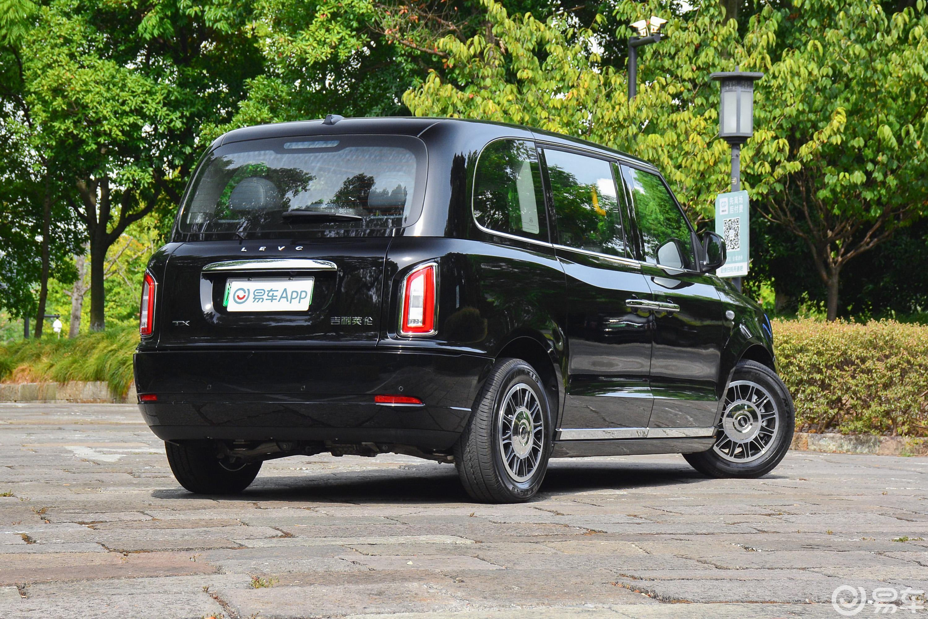 【LEVC TX纯电版 410km 出行版 7座侧后45度车头向右水平图片-汽车图片大全】-易车