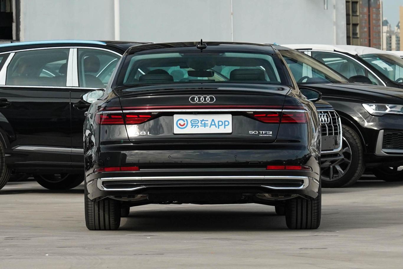 【奥迪A8改款 A8L 50 TFSI quattro 臻选型正后水平图片-汽车图片大全】-易车