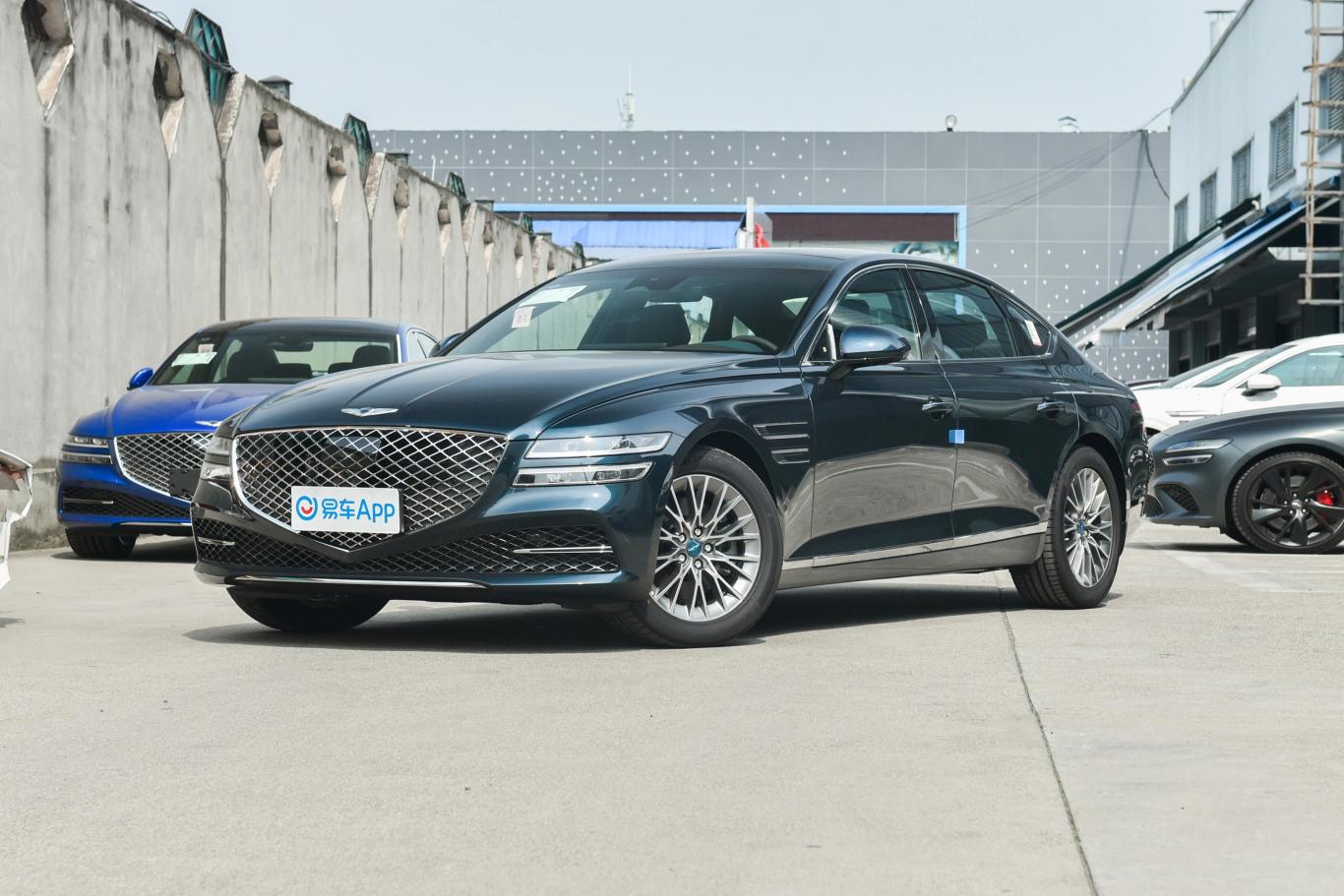 【捷尼赛思G802.5T 四驱豪华版侧前45度车头向左水平图片-汽车图片大全】-易车