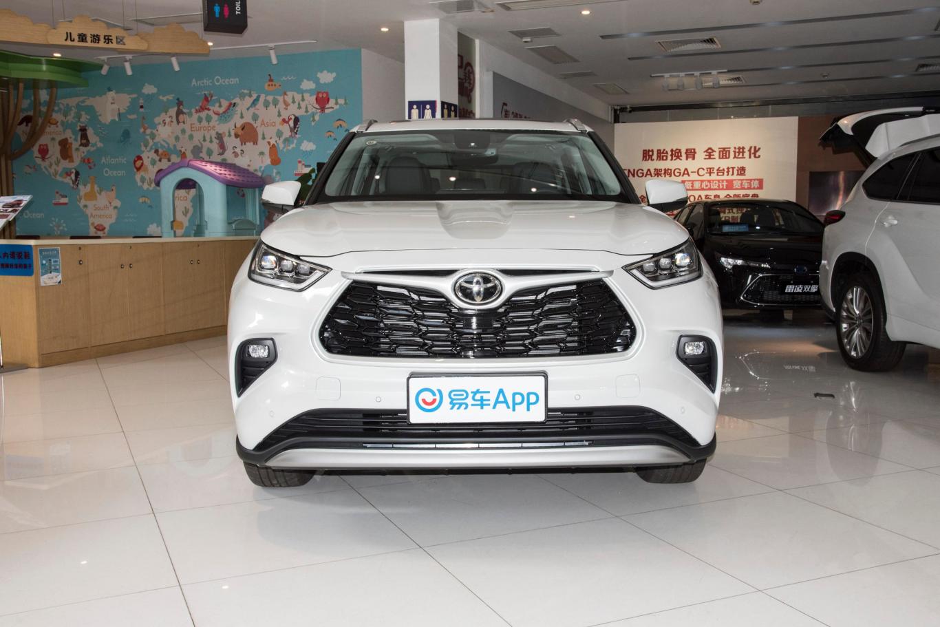 【汉兰达380T 四驱尊贵版 7座正前水平图片-汽车图片大全】-易车