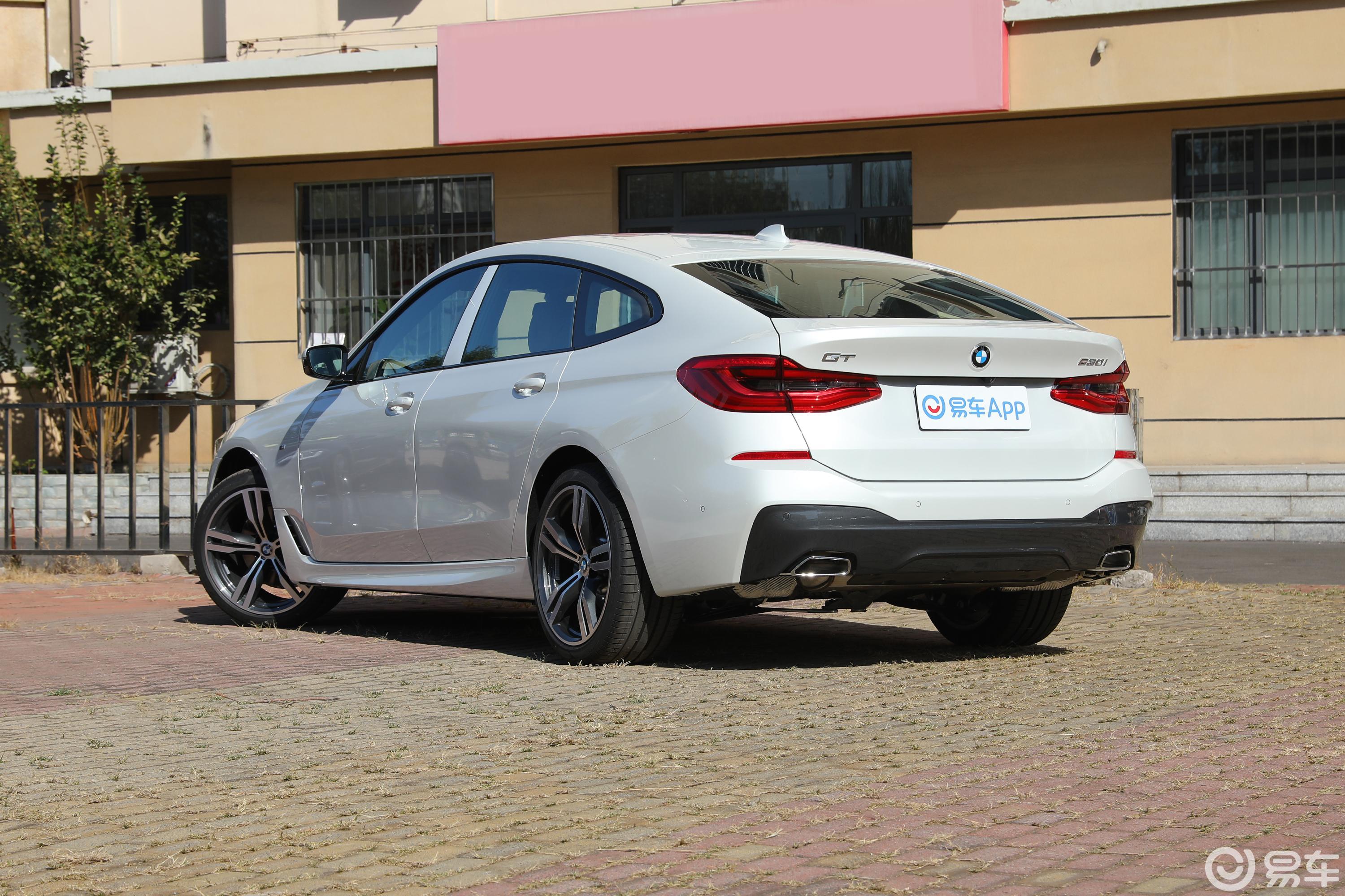 【宝马6系GT630i M运动套装侧后45度车头向左水平图片-汽车图片大全】-易车