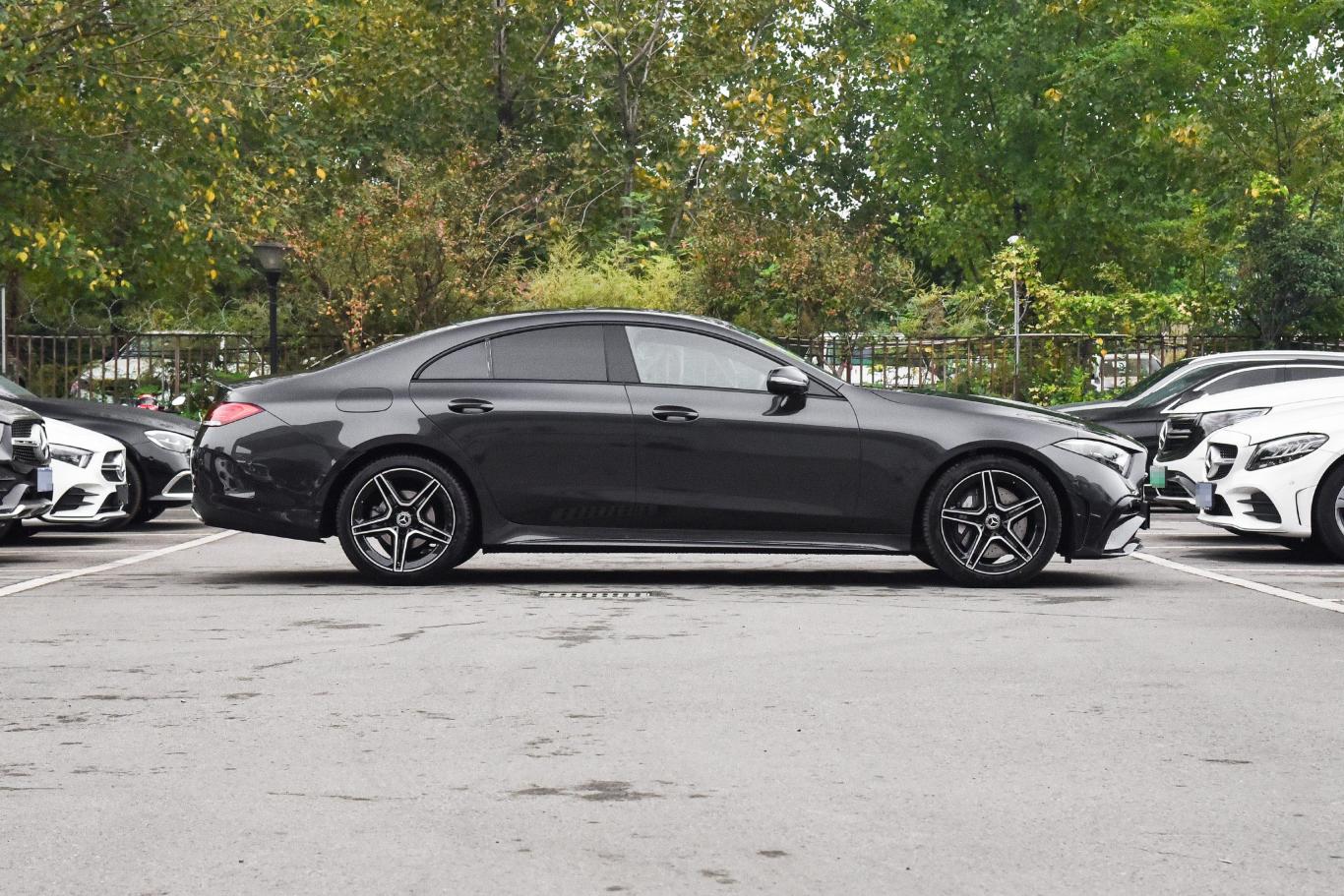 【奔驰CLSCLS 300 动感型正侧车头向右水平图片-汽车图片大全】-易车