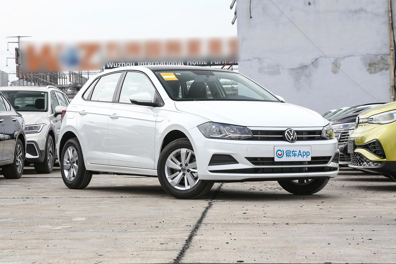 【PoloPlus 1.5L 自动全景乐享版侧前45度车头向右水平图片-汽车图片大全】-易车