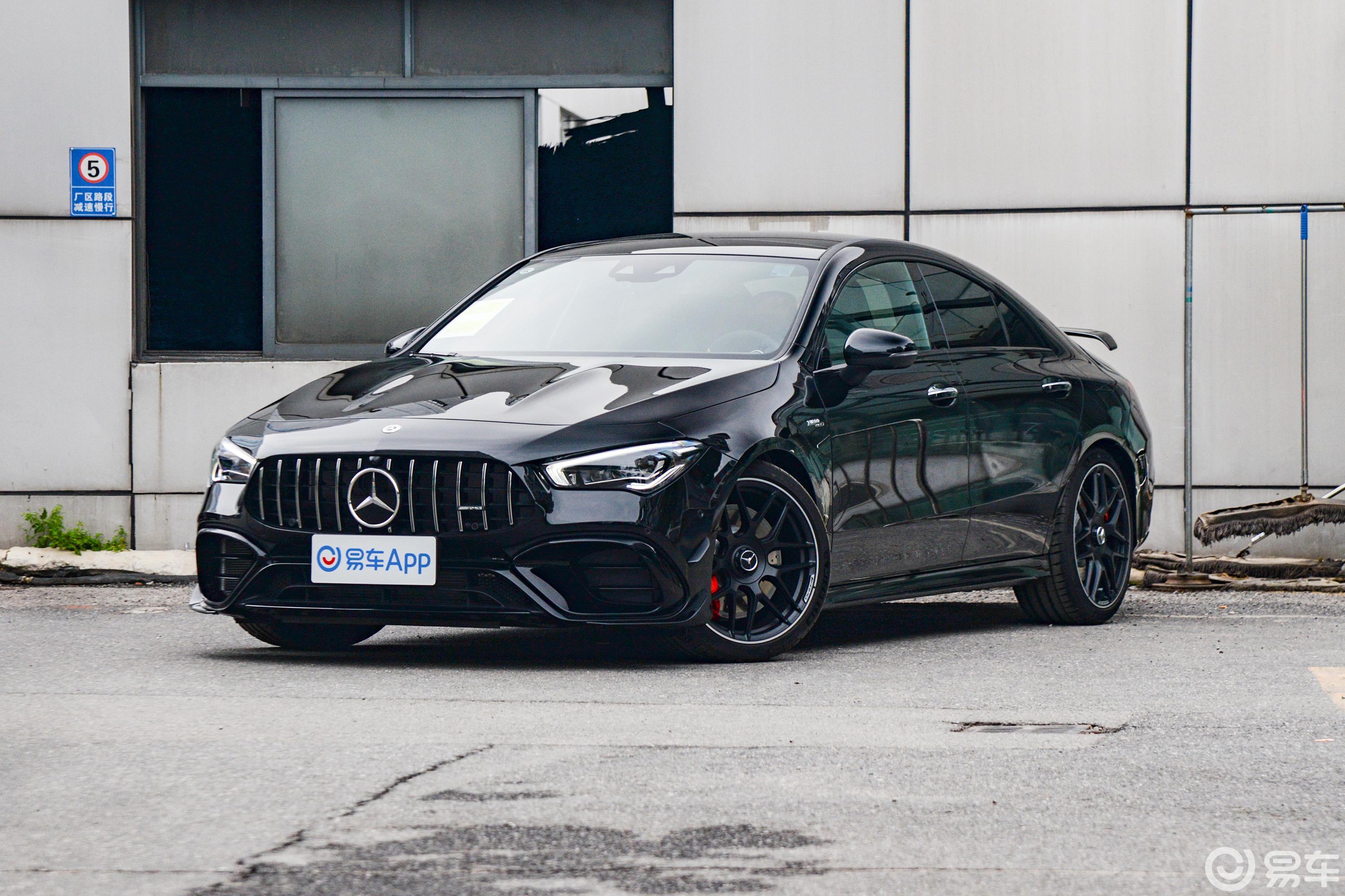 【奔驰CLA级 AMGAMG CLA 45 S 4MATIC+侧前45度车头向左水平图片-汽车图片大全】-易车