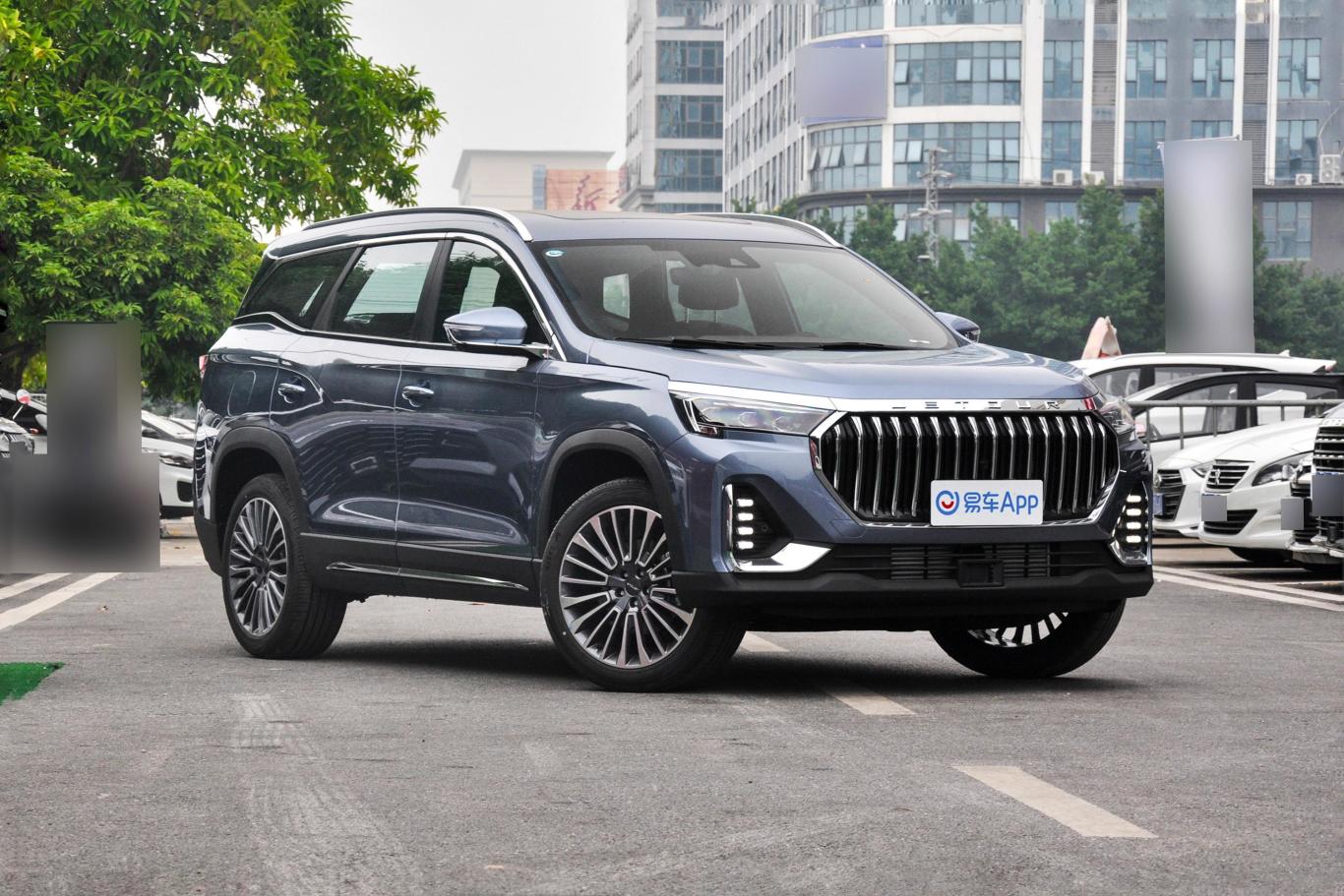 【捷途X90子龙 2.0T 常胜版 7座侧前45度车头向右水平图片-汽车图片大全】-易车