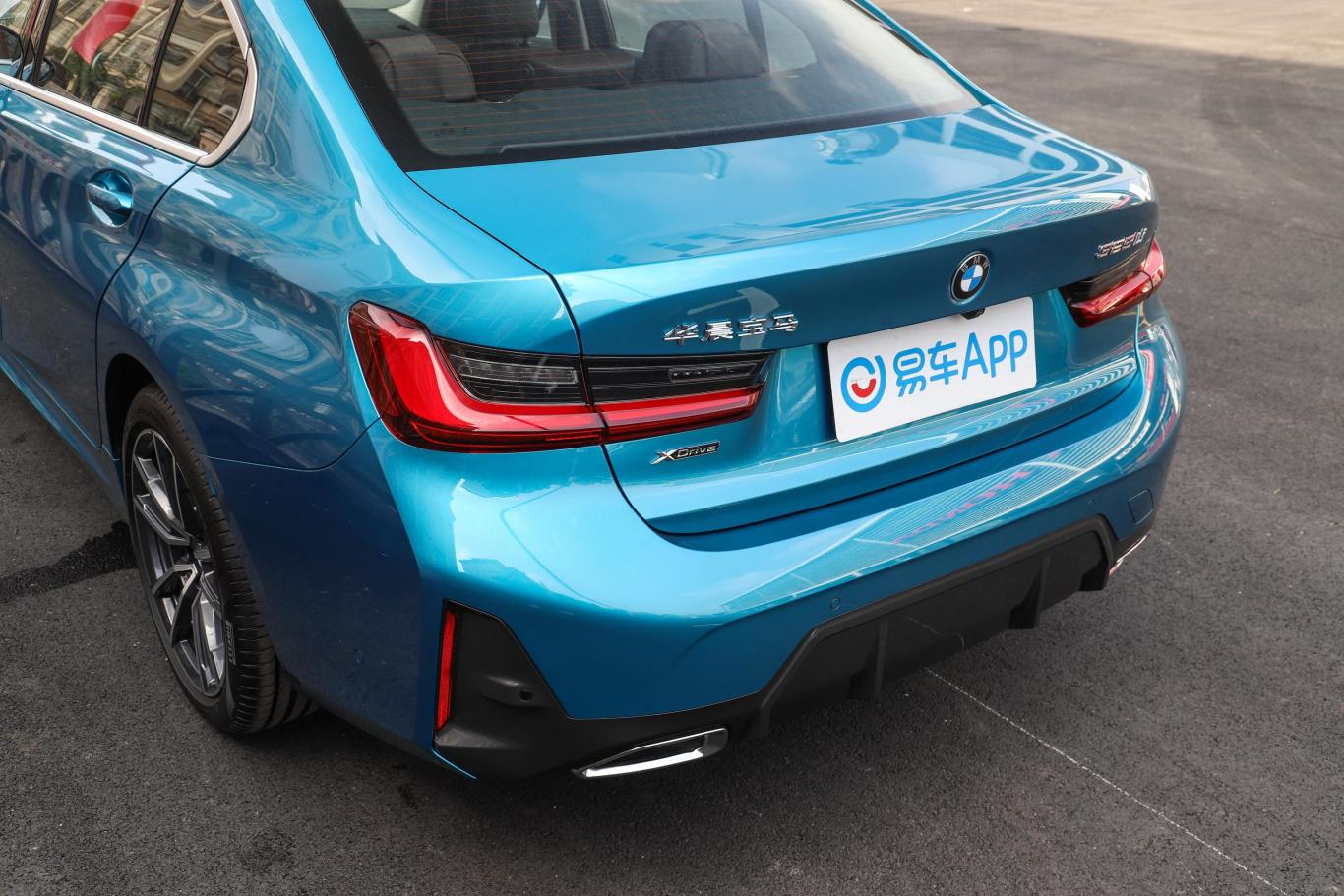 【宝马3系325Li xDrive M运动套装车尾特写图片-汽车图片大全】-易车