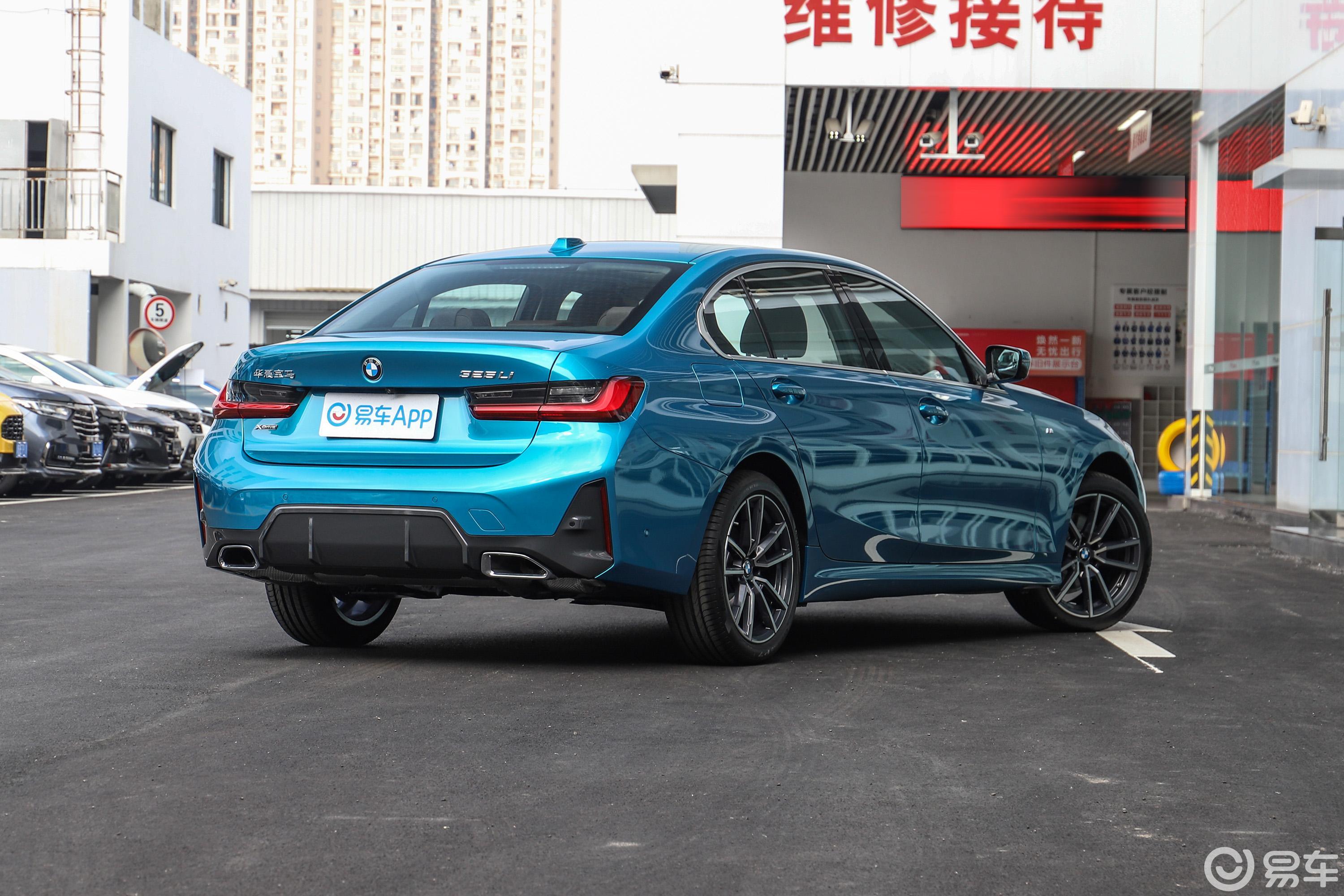 【宝马3系325Li xDrive M运动套装侧后45度车头向右水平图片-汽车图片大全】-易车
