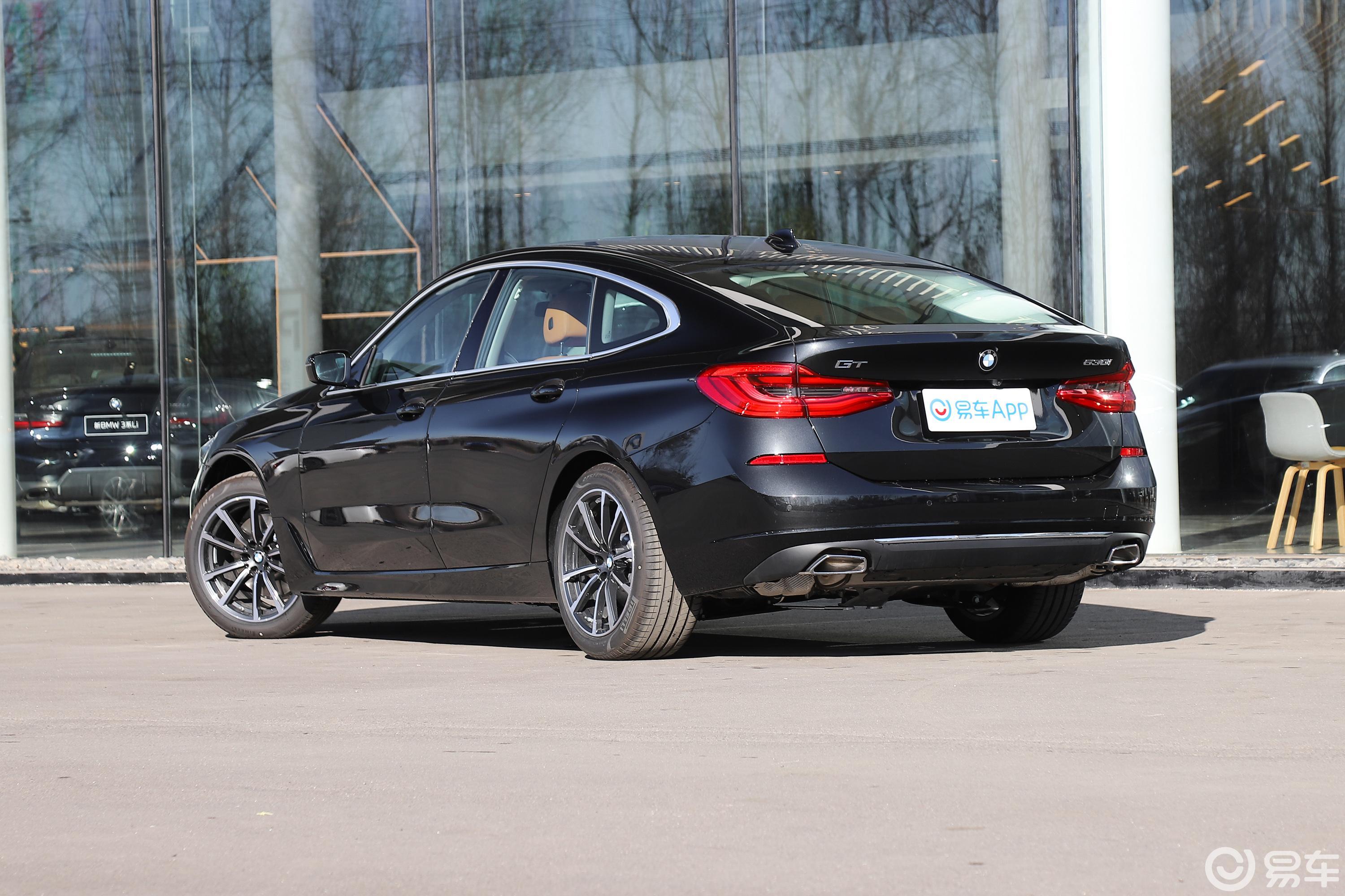 【宝马6系GT630i 豪华设计套装侧后45度车头向左水平图片-汽车图片大全】-易车