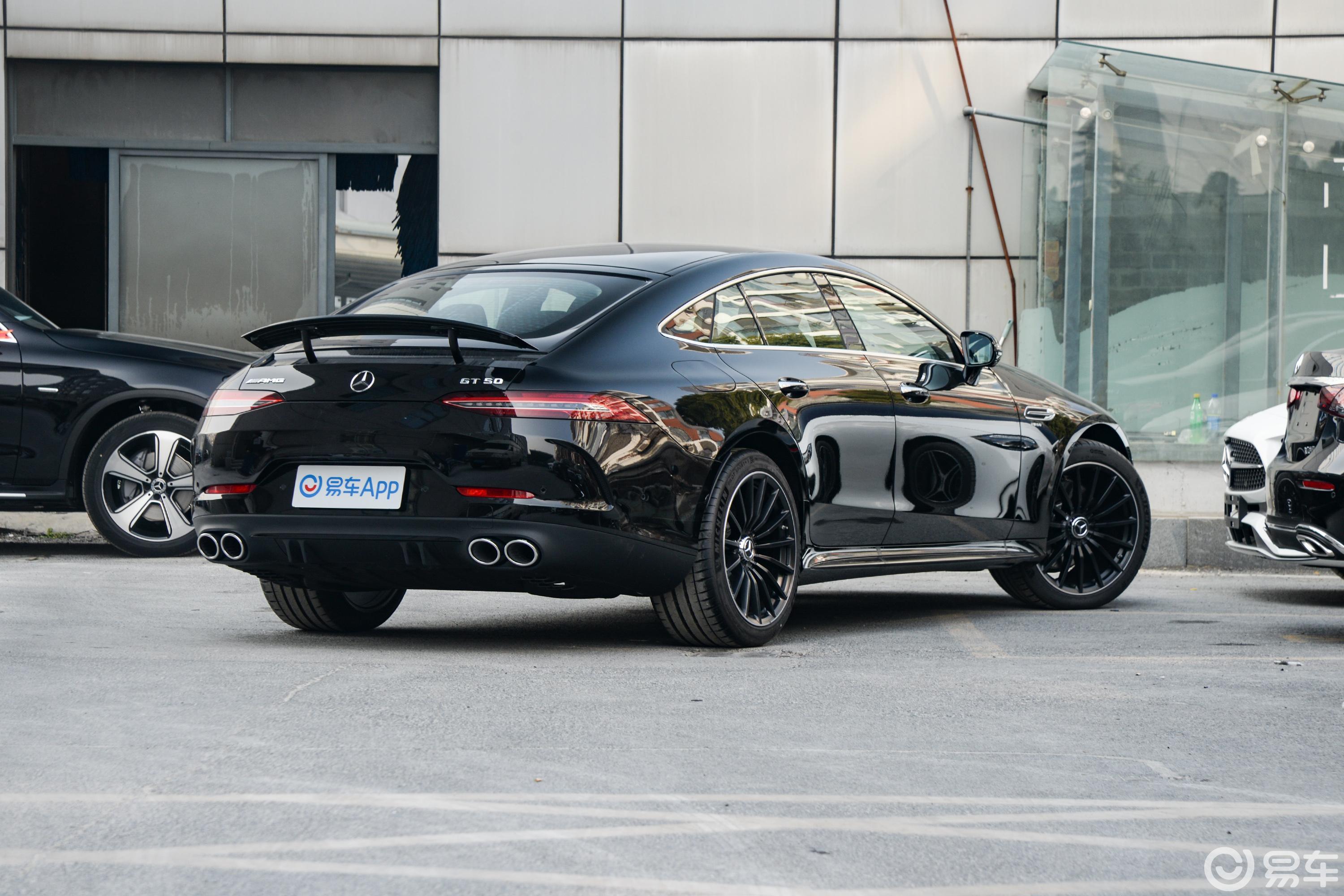 【奔驰GT AMGAMG GT 50 四门跑车侧后45度车头向右水平图片-汽车图片大全】-易车