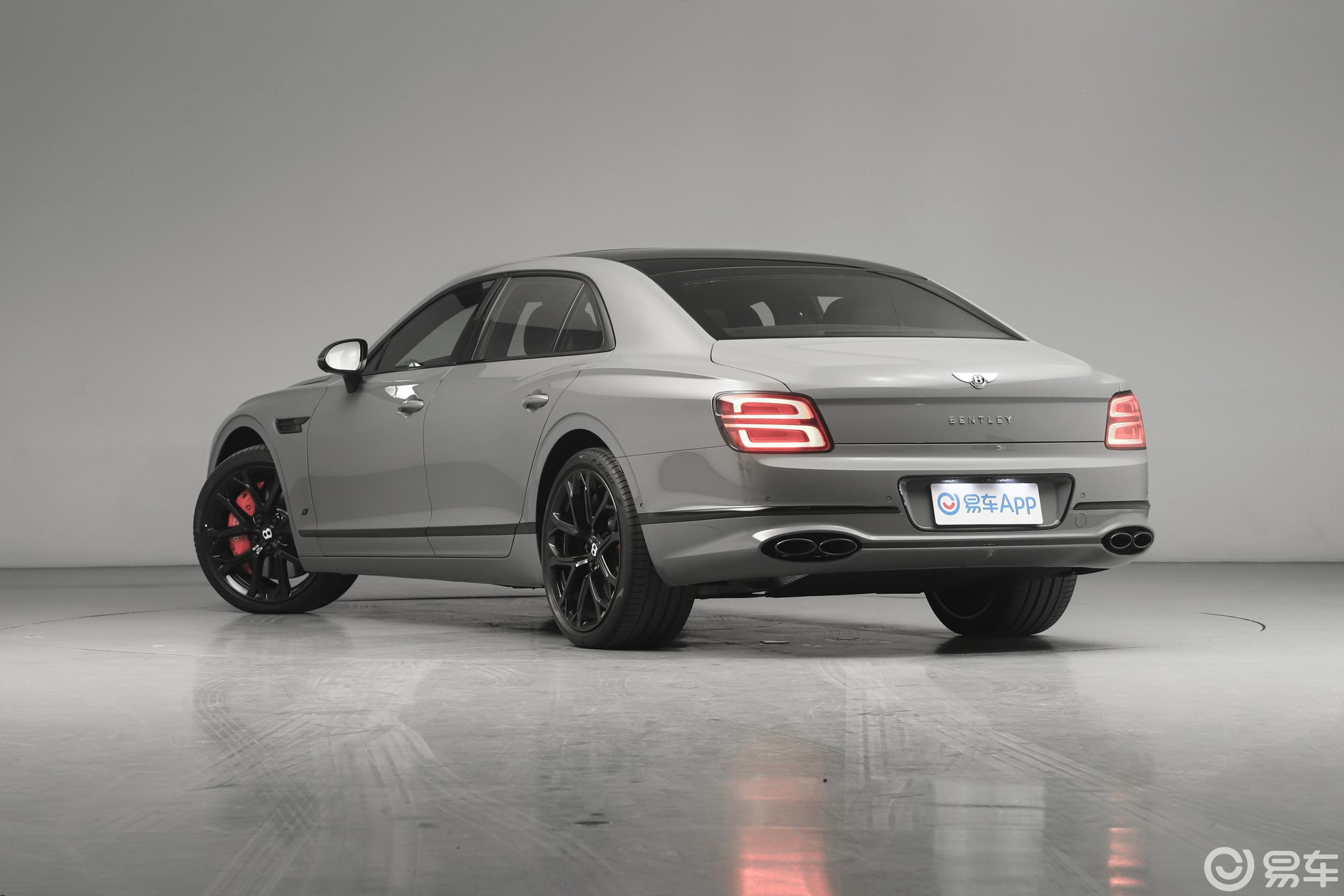 【飞驰4.0T V8 S侧后45度车头向左水平图片-汽车图片大全】-易车