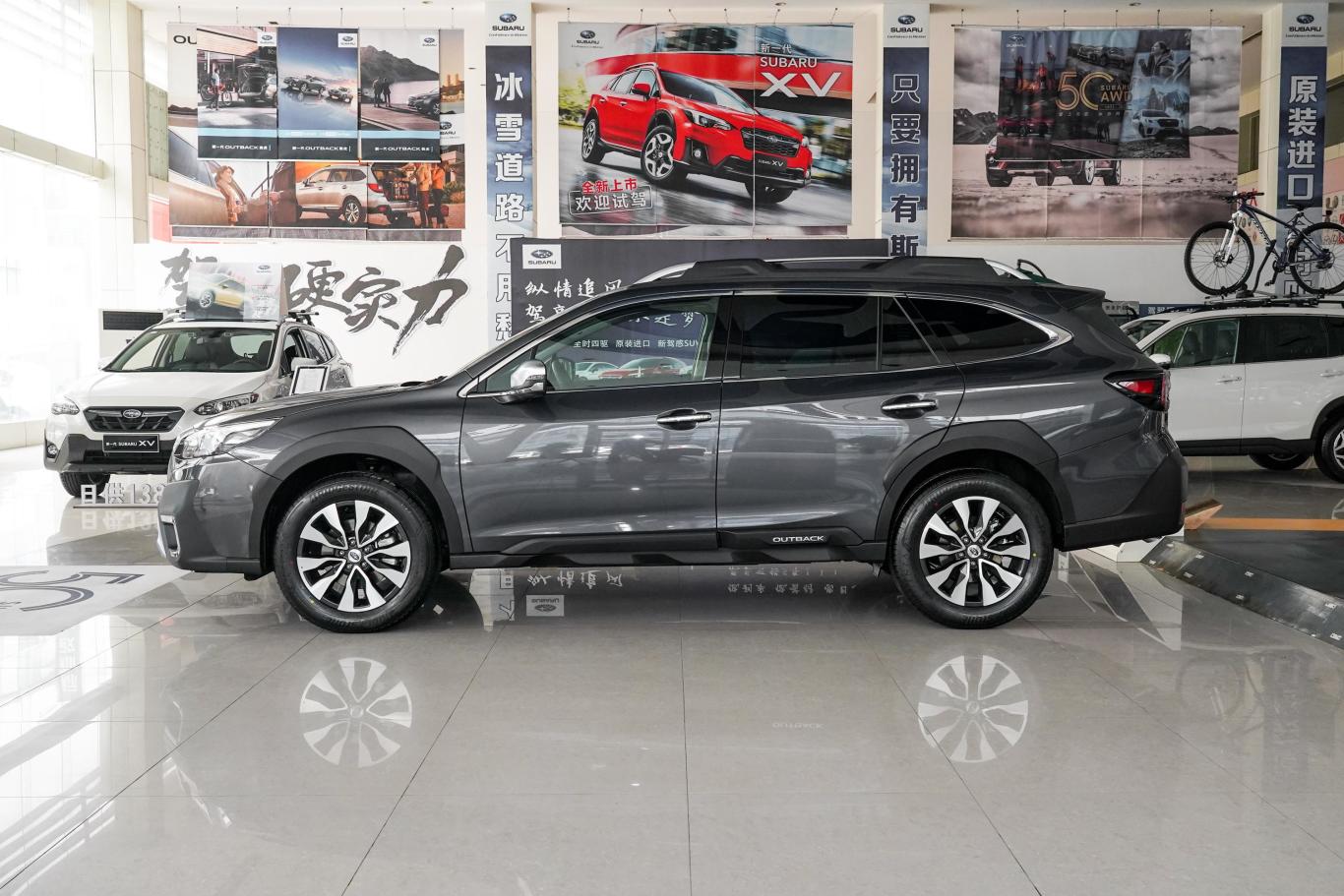 【傲虎2.5i AWD旗舰版EyeSight正侧车头向左水平图片-汽车图片大全】-易车