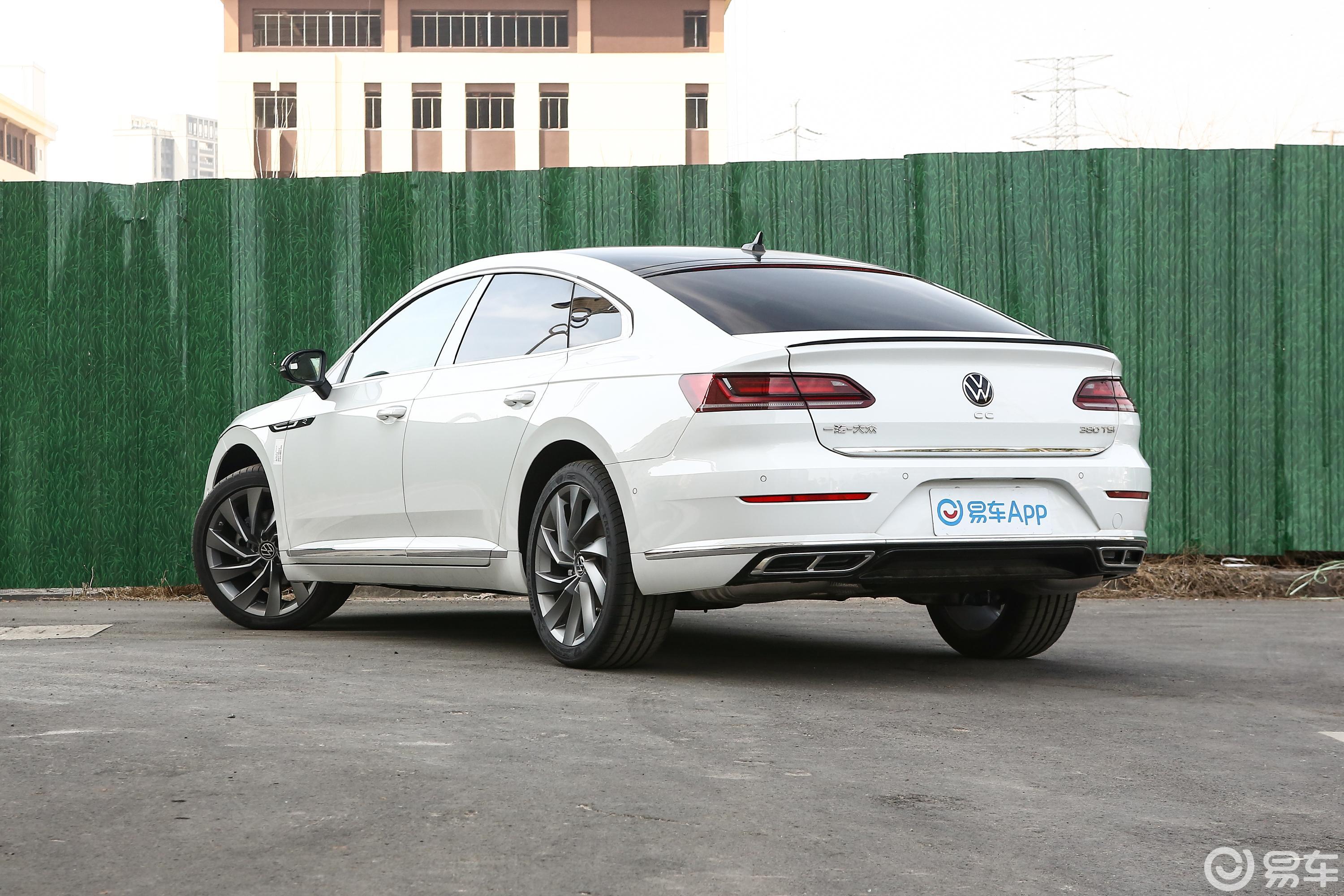 【一汽-大众CC380TSI 耀目版侧后45度车头向左水平图片-汽车图片大全】-易车