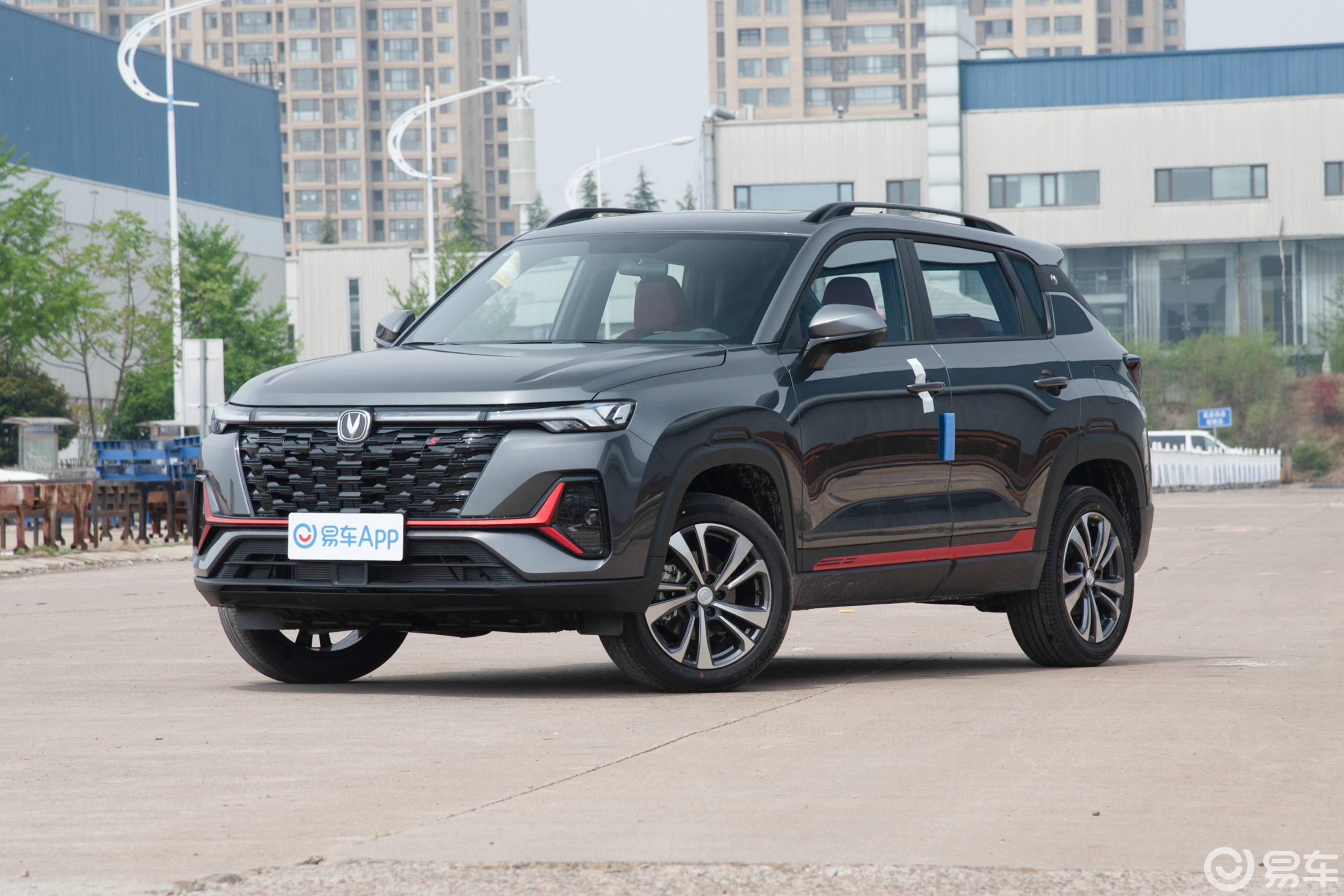 【长安CS35PLUS畅享版 蓝鲸NE 1.4T 豪华型侧前45度车头向左水平图片-汽车图片大全】-易车