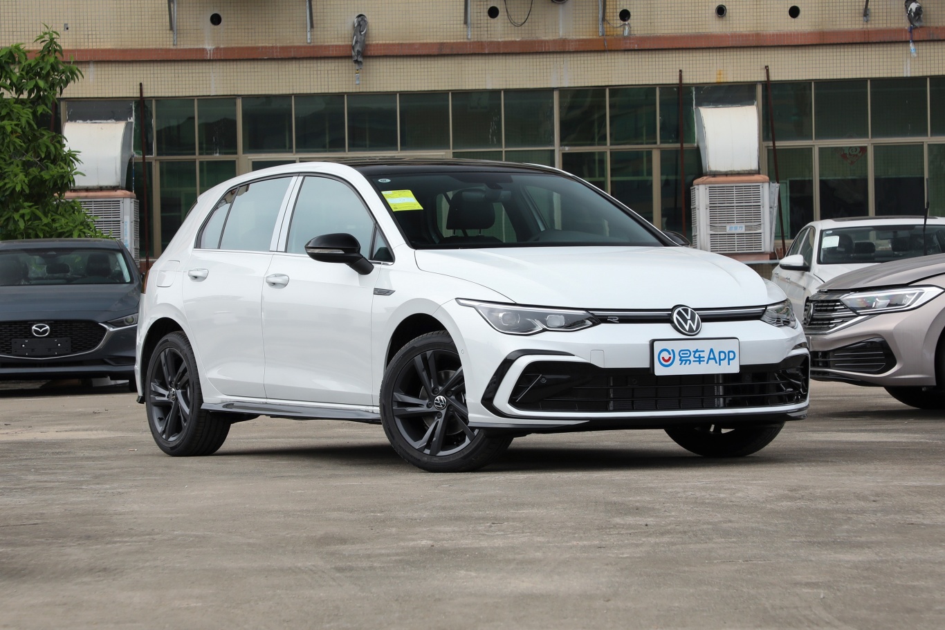 【高尔夫改款 280TSI R-Line Lite侧前45度车头向右水平图片-汽车图片大全】-易车