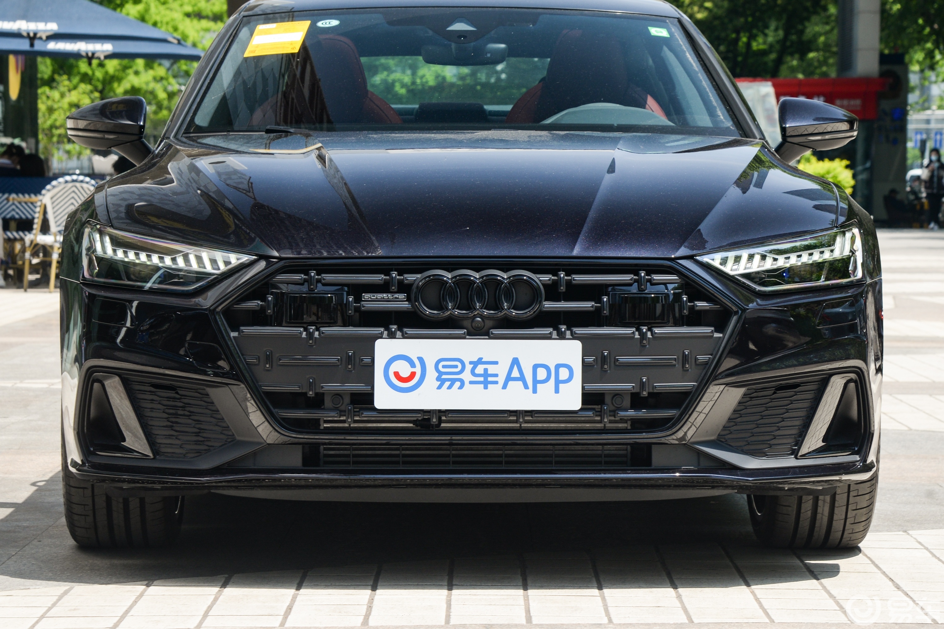 【奥迪A7L45 TFSI quattro S-line 黑武士版外观细节图片-汽车图片大全】-易车