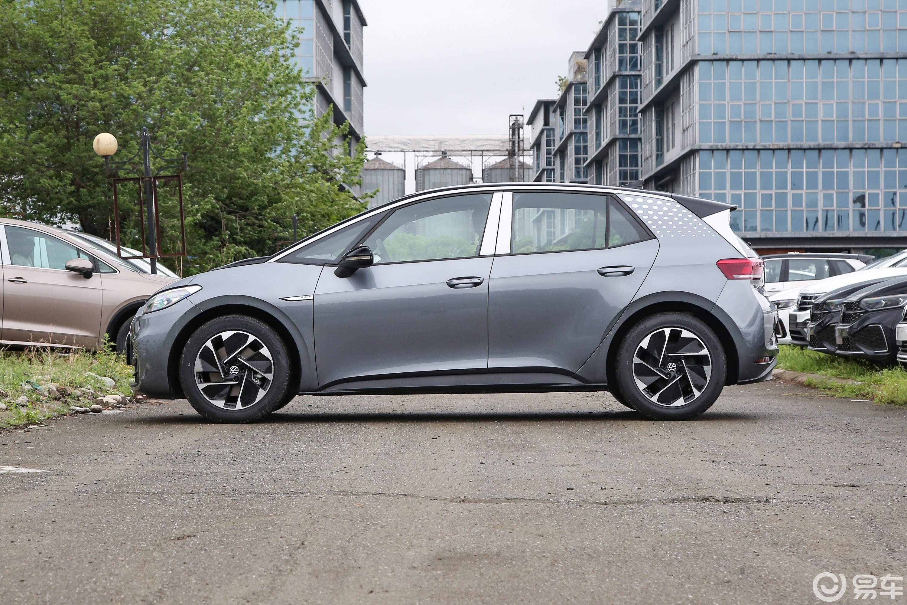 【大众ID.3升级款 450km 纯净智享版正侧车头向左水平图片-汽车图片大全】-易车