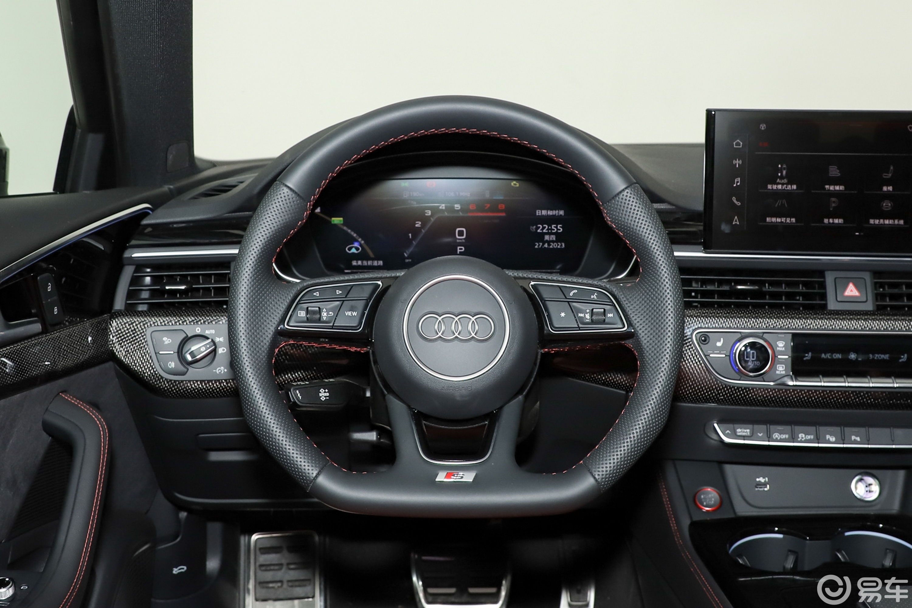 【奥迪S4Avant 3.0T驾驶位区域图片-汽车图片大全】-易车