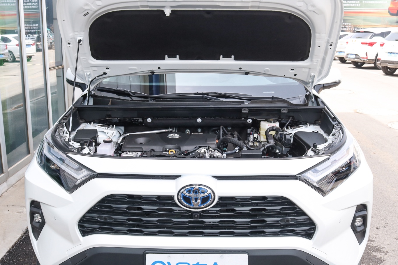 【RAV4荣放双擎 2.5L 两驱精英PLUS版发动机舱整体图片-汽车图片大全】-易车