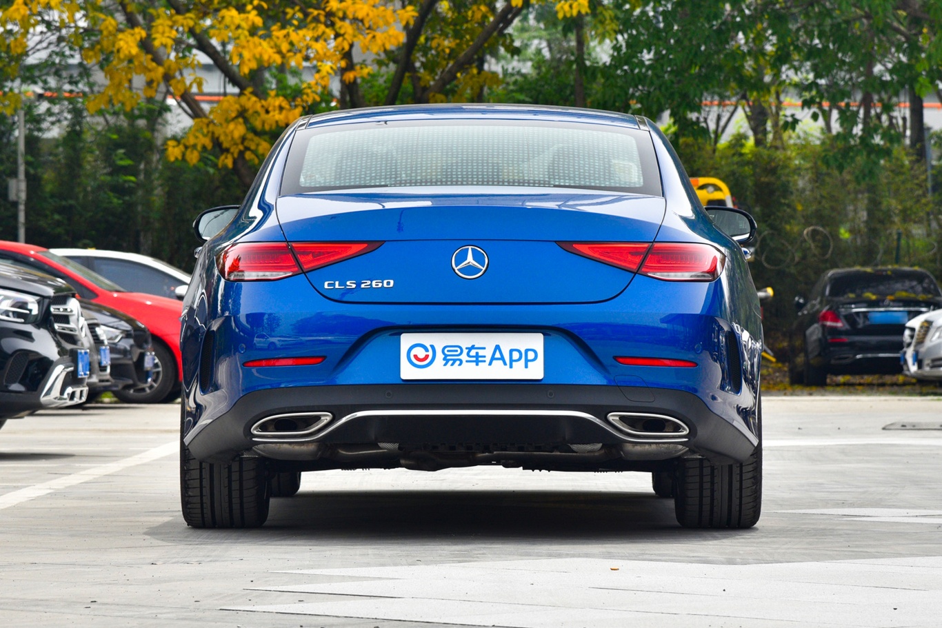 【奔驰CLS改款 CLS 260正后水平图片-汽车图片大全】-易车