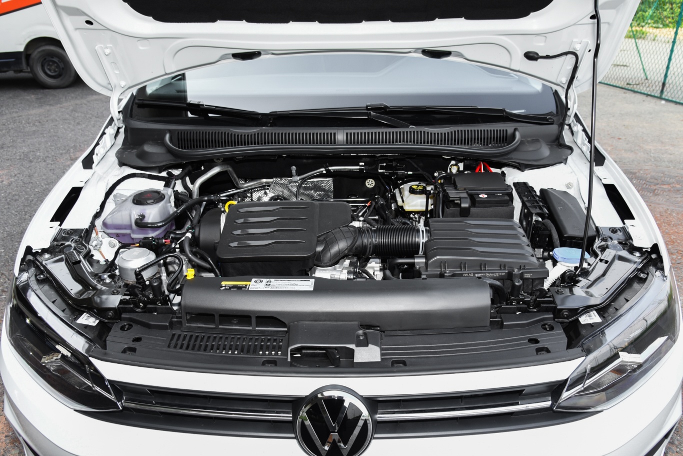 【Polo改款 Plus 1.5L 自动全景乐享版发动机舱整体图片-汽车图片大全】-易车