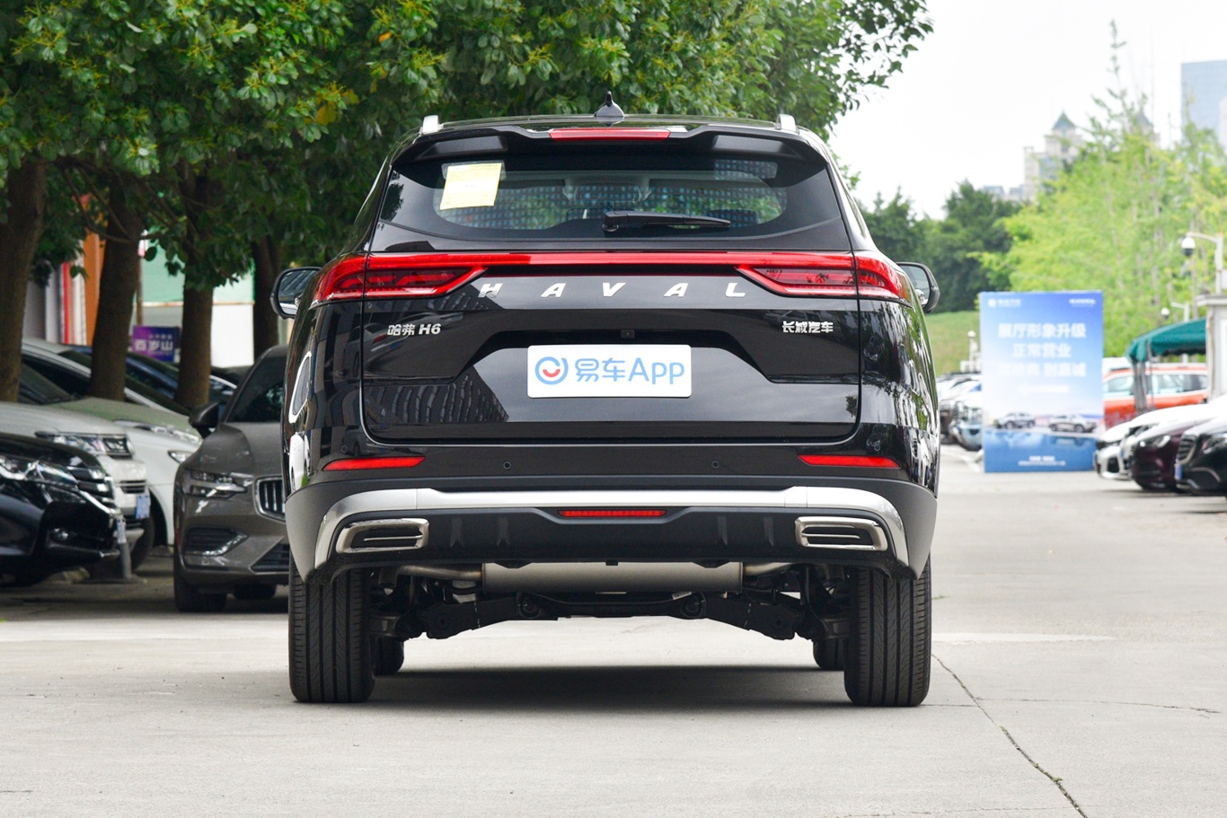 【哈弗H6国潮版 1.5T 两驱都市版正后水平图片-汽车图片大全】-易车
